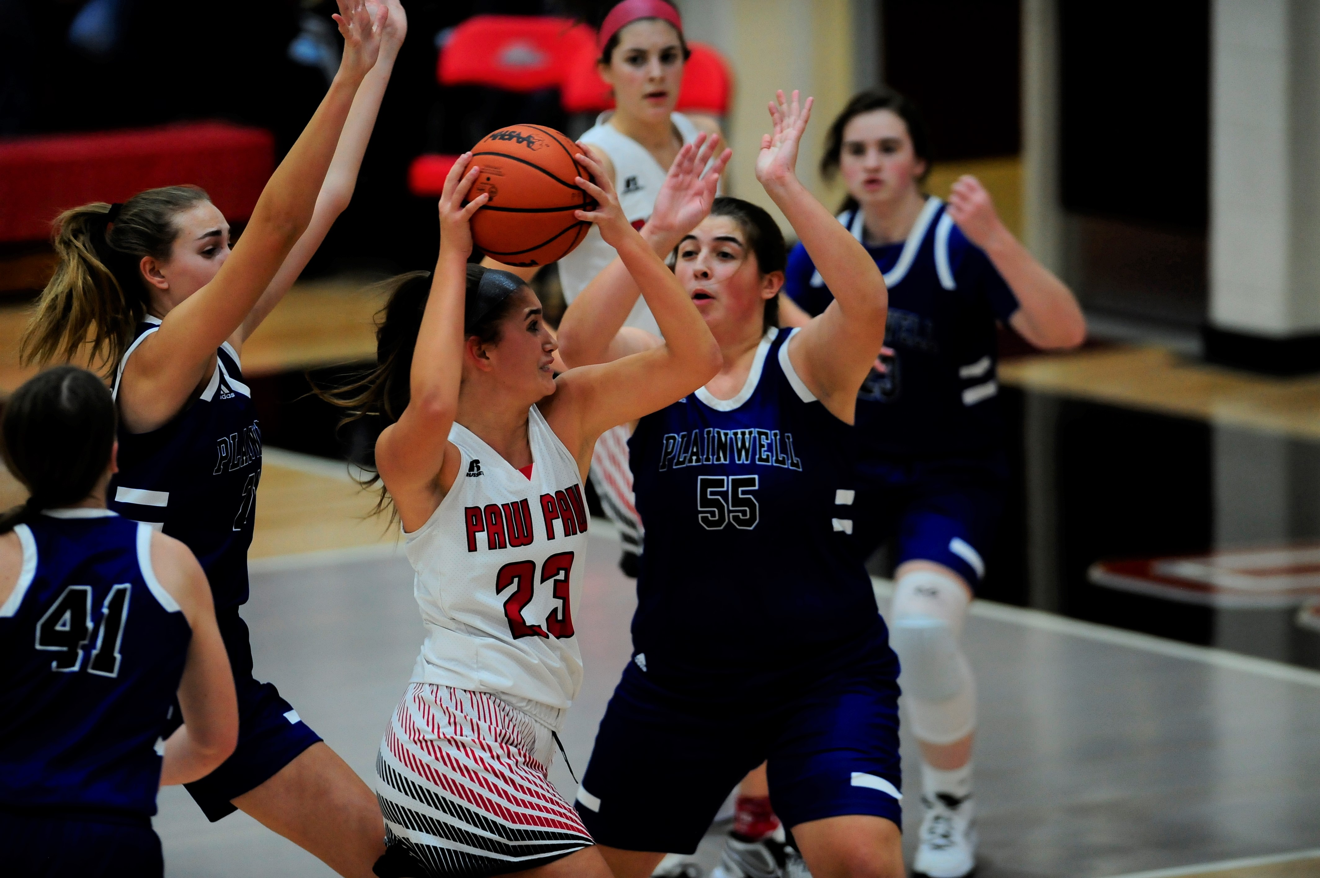 Paw Paw defeats Plainwell in Wolverine Conference girls basketball ...