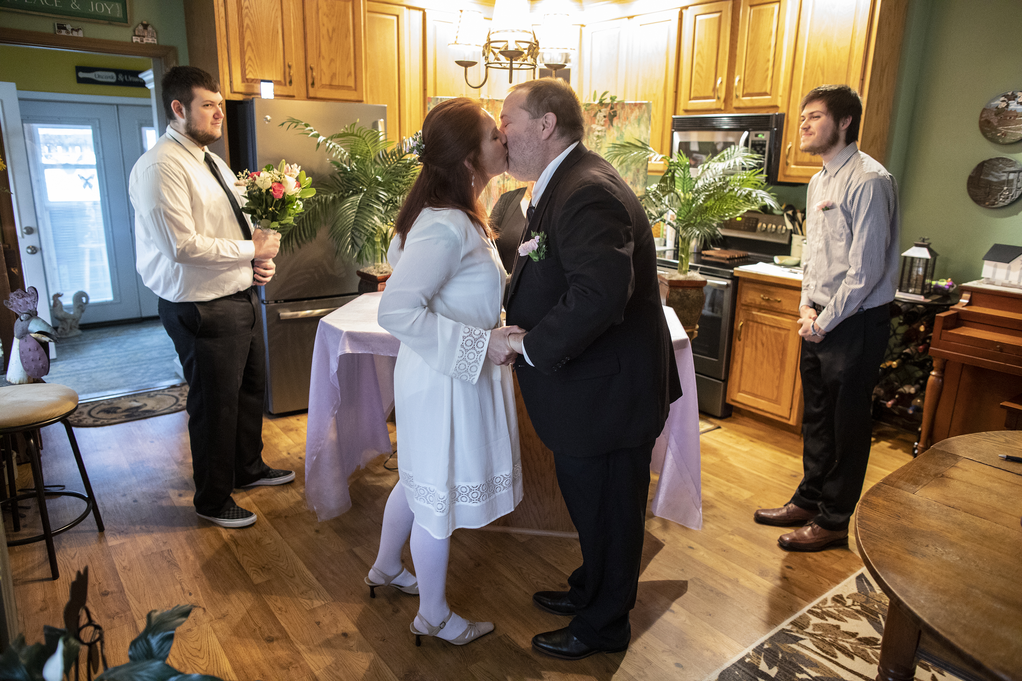 Highspire Mayor Brenda Hoerner marries couple in kitchen during the ...