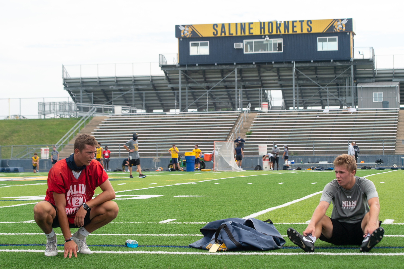 Saline Football Practice 2020 - mlive.com