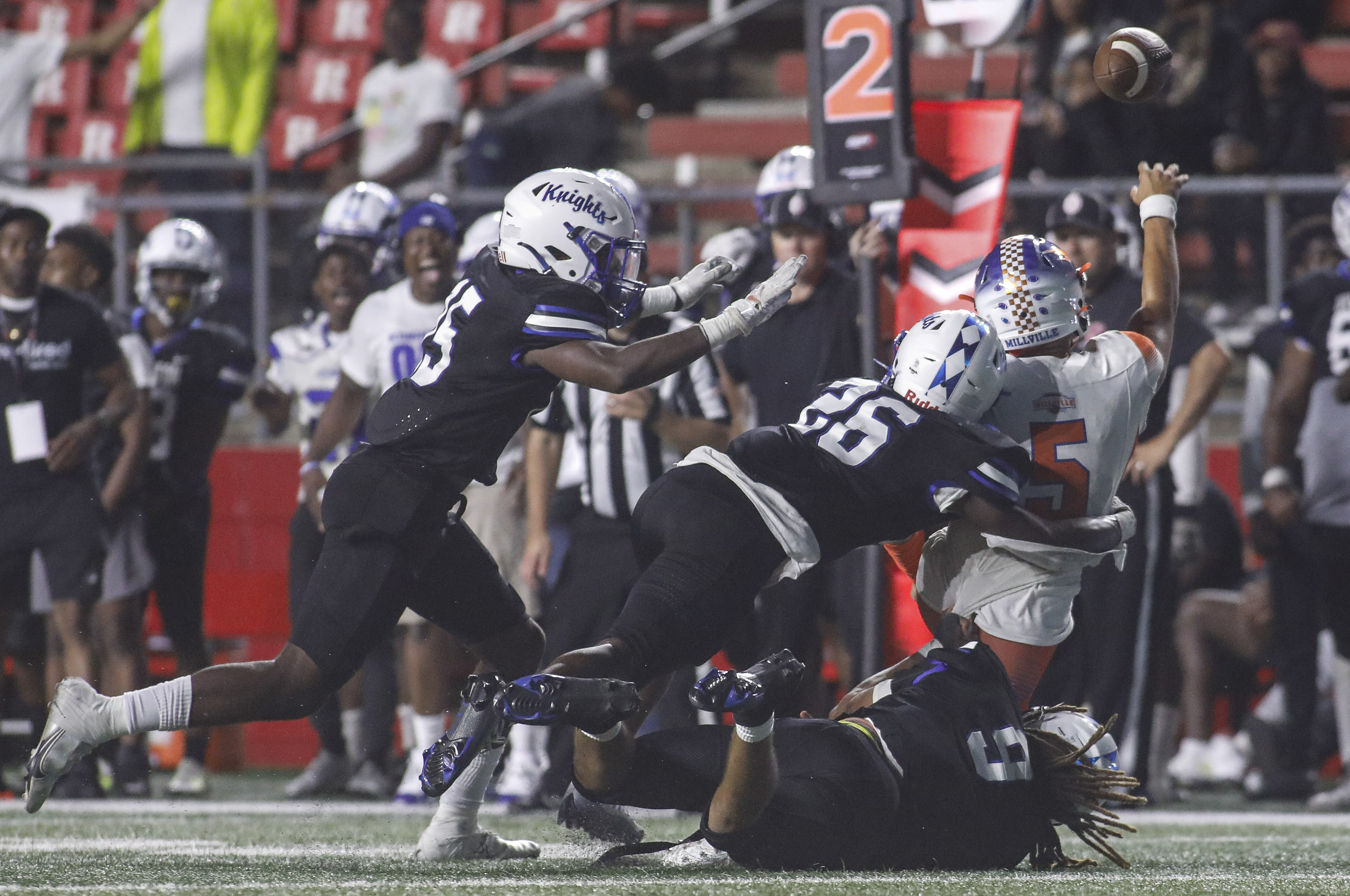 Football: Millville vs. Irvington in Rumble on the Raritan on September ...