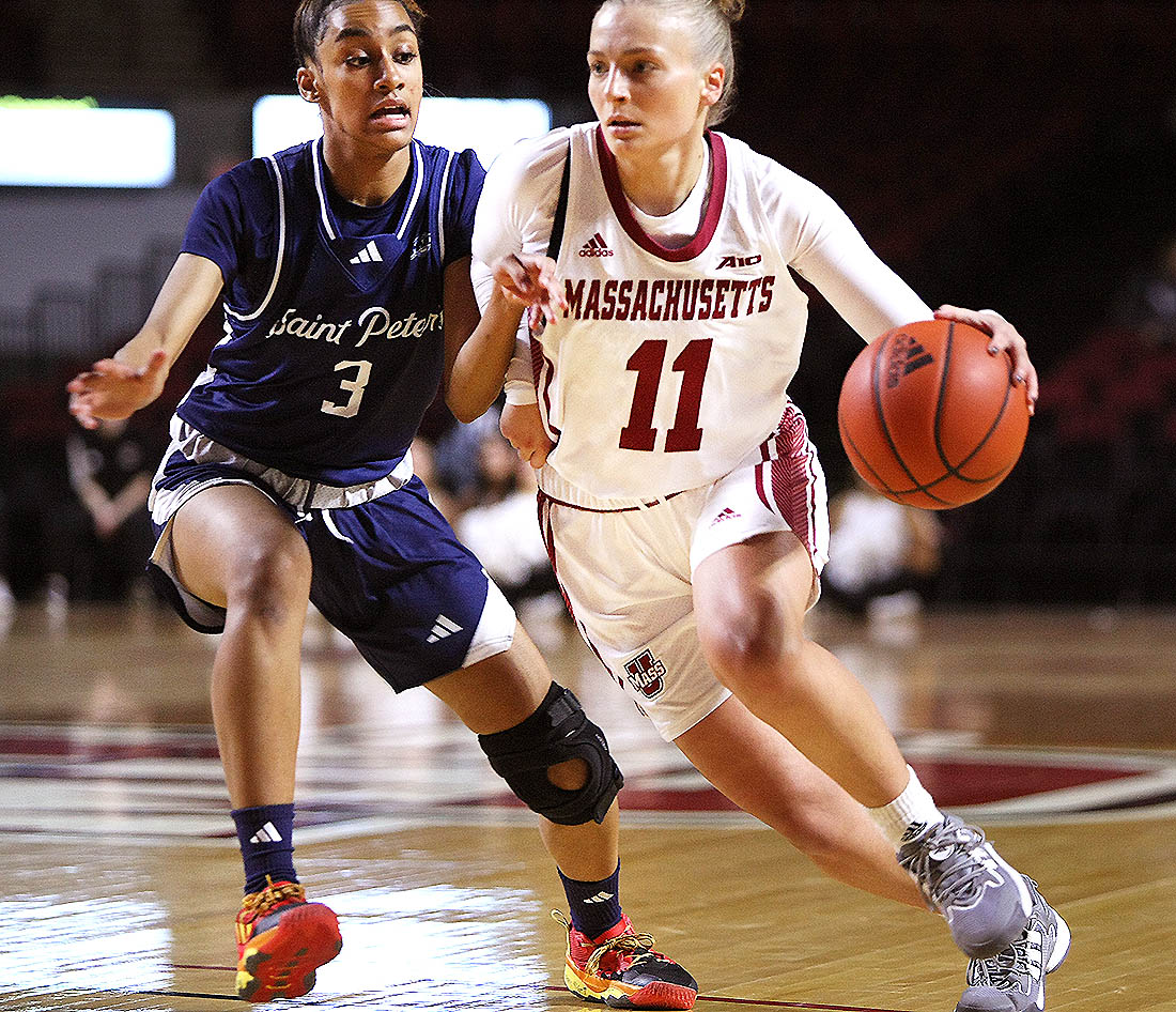 UMass Women's Basketball vs Saint Peter's 11/6/23 - masslive.com