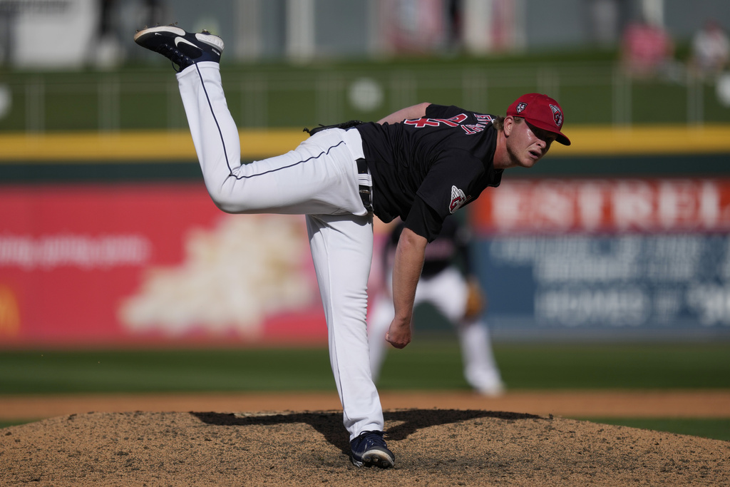Cleveland Guardians vs. Oakland Athletics in preseason game, February ...