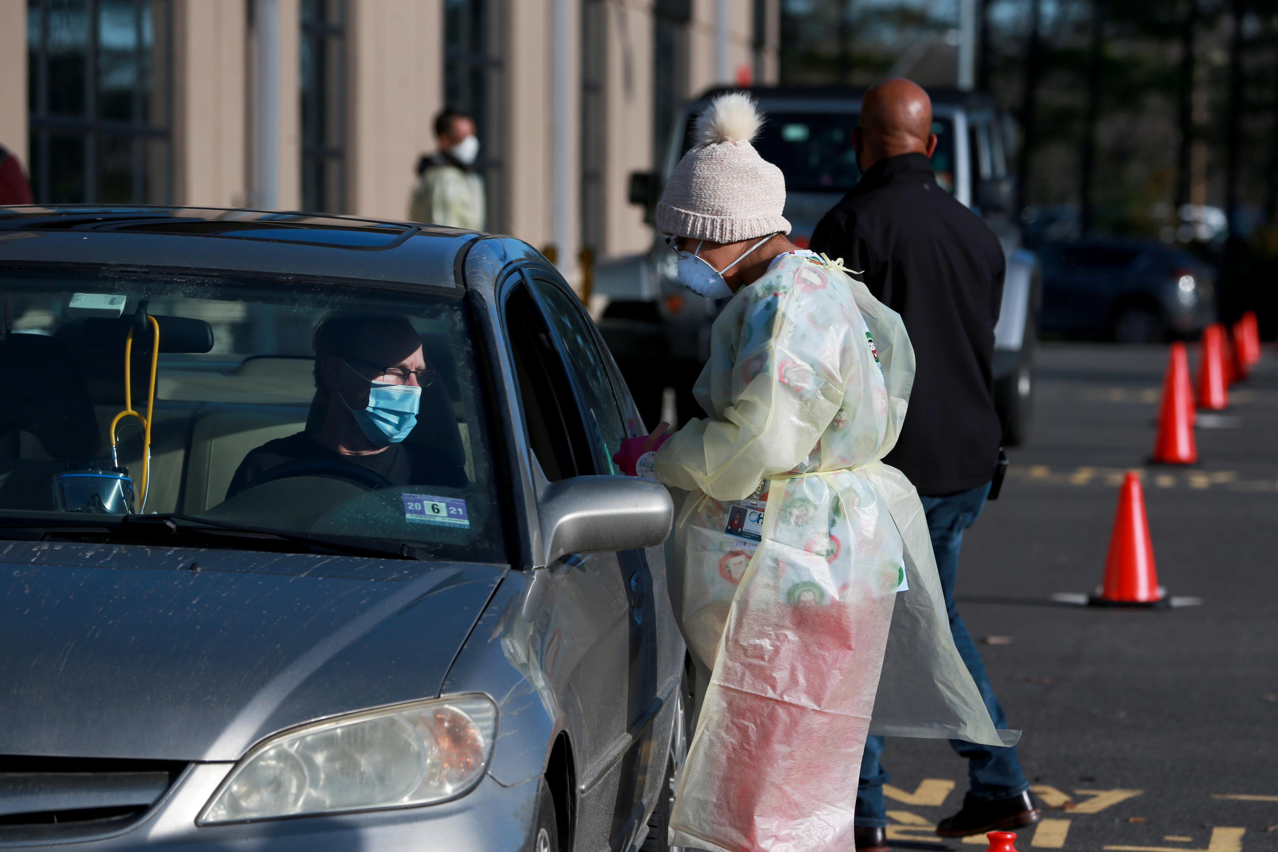 Frontline workers receive Moderna COVID-19 vaccine - nj.com