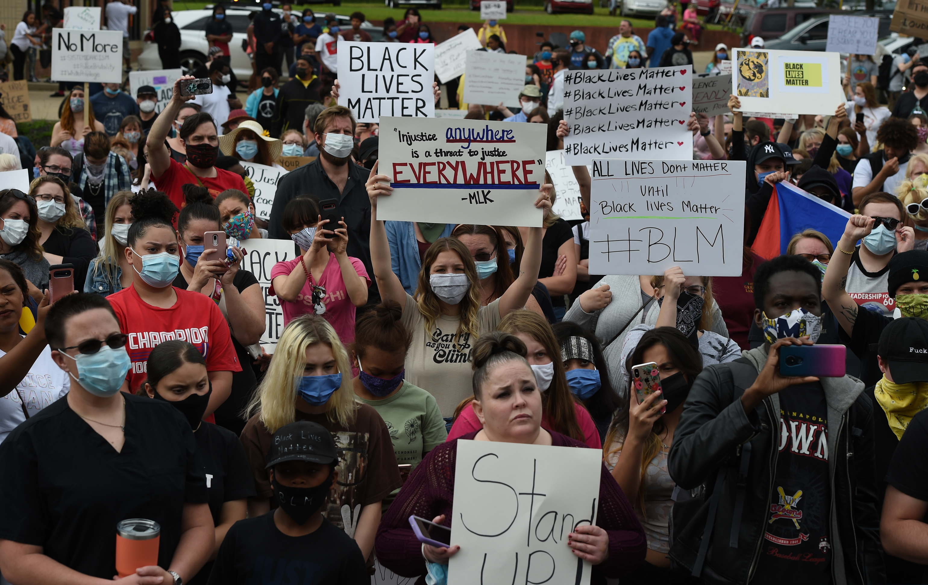 Protesters in Jackson stay peaceful for two afternoon events - mlive.com