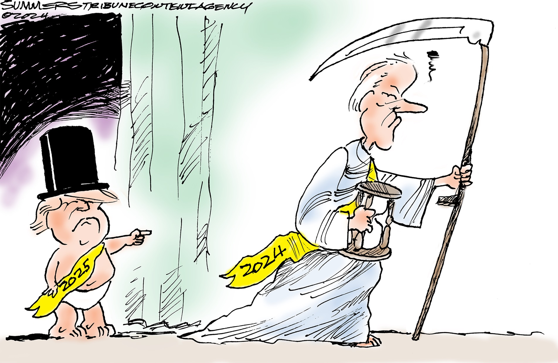 Editorial cartoons for Dec. 29, 2024 - oregonlive.com