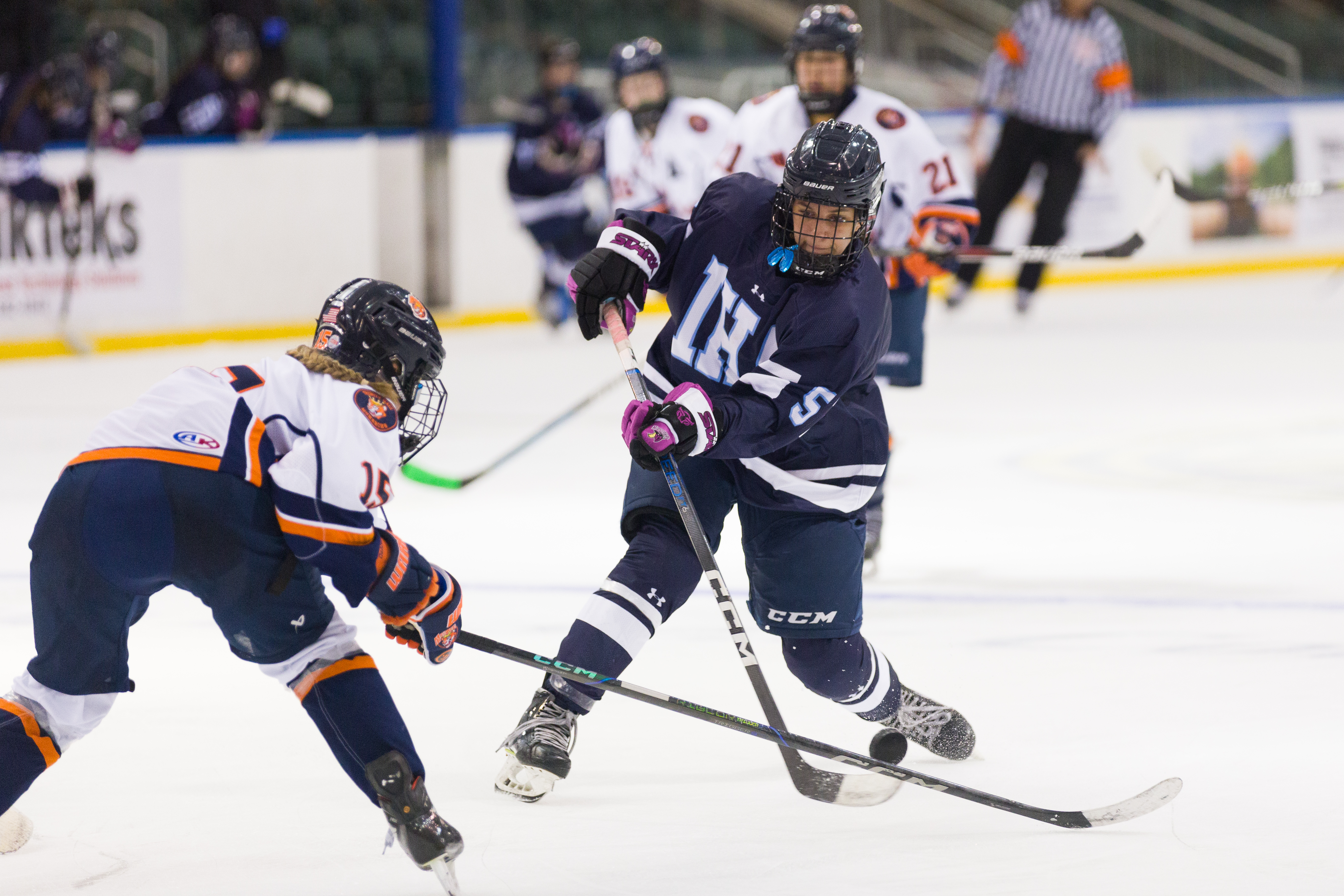 High School Girls Ice Hockey: Trinity Hall vs. Immaculate Heart in the ...