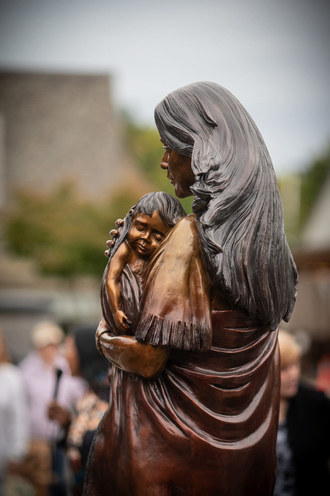 Sacajawea and Jean Baptiste Charbonneau statue unveiling at Charbonneau ...