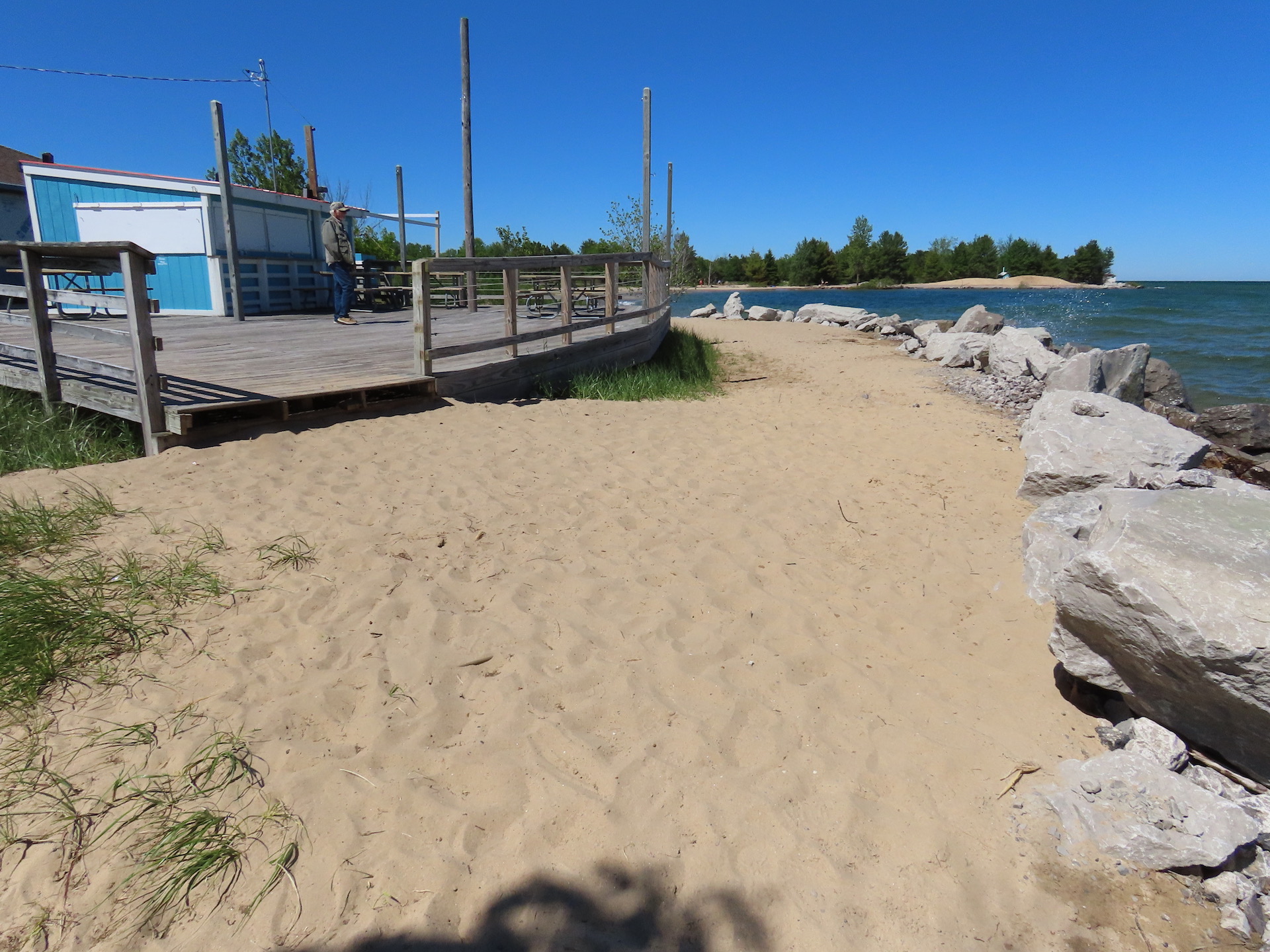 High water eroding Tawas Point State Park - mlive.com