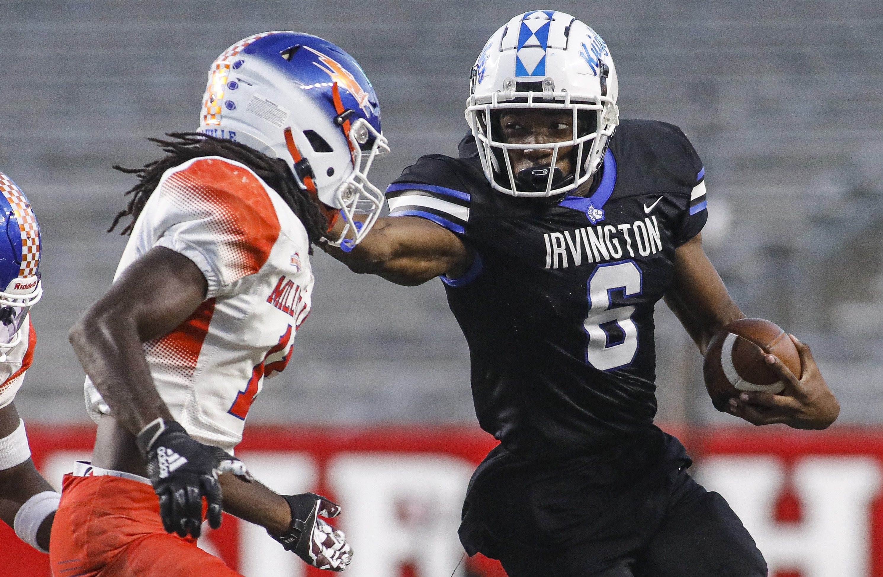Football: Millville vs. Irvington in Rumble on the Raritan on September ...