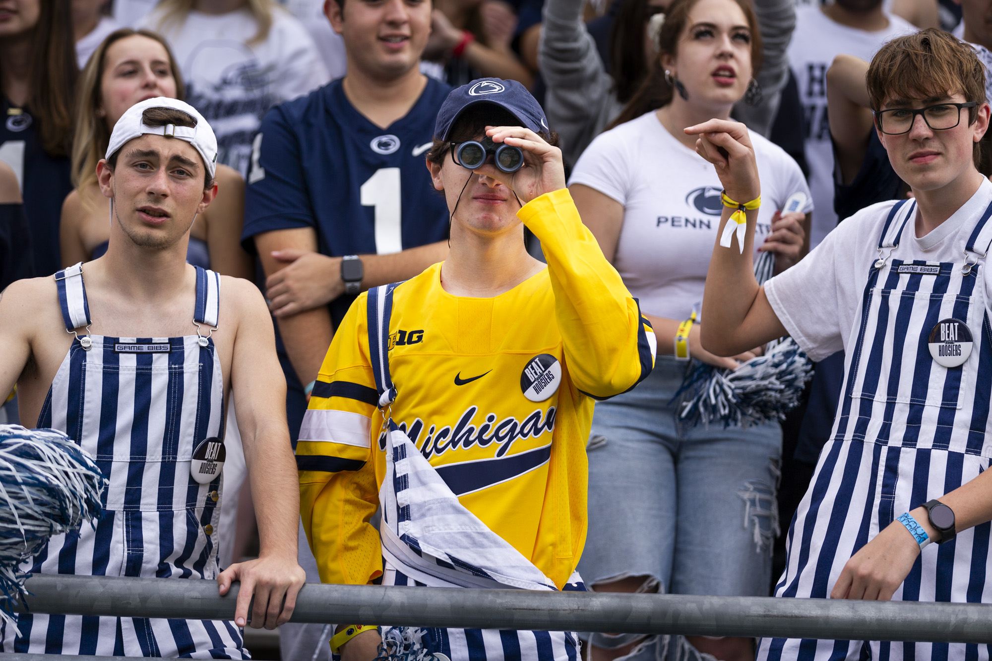 Penn State faces in the crowd for Indiana, Oct. 28, 2023 - pennlive.com