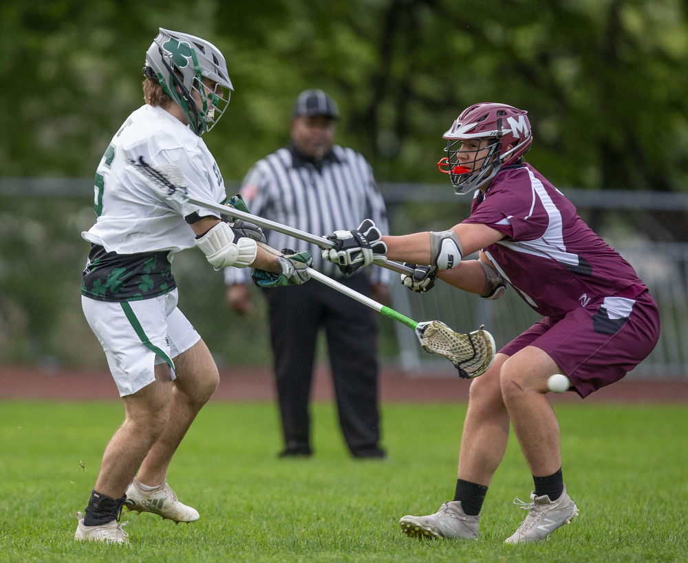 Trinity defeats Mechanicsburg 18-2 in boys high school lacrosse ...
