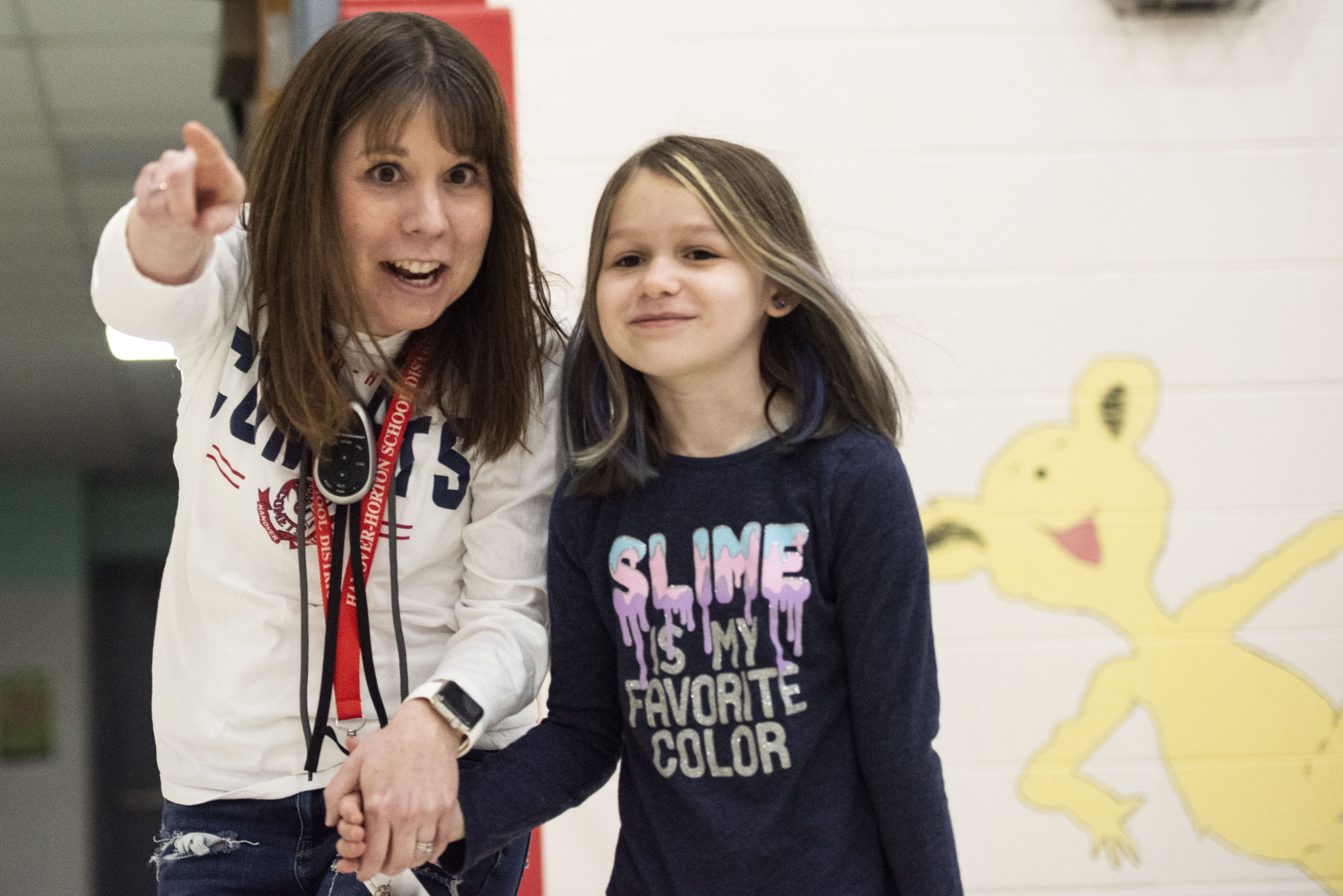Hanover-Horton's Principal gets "slimed" after students met monthly ...
