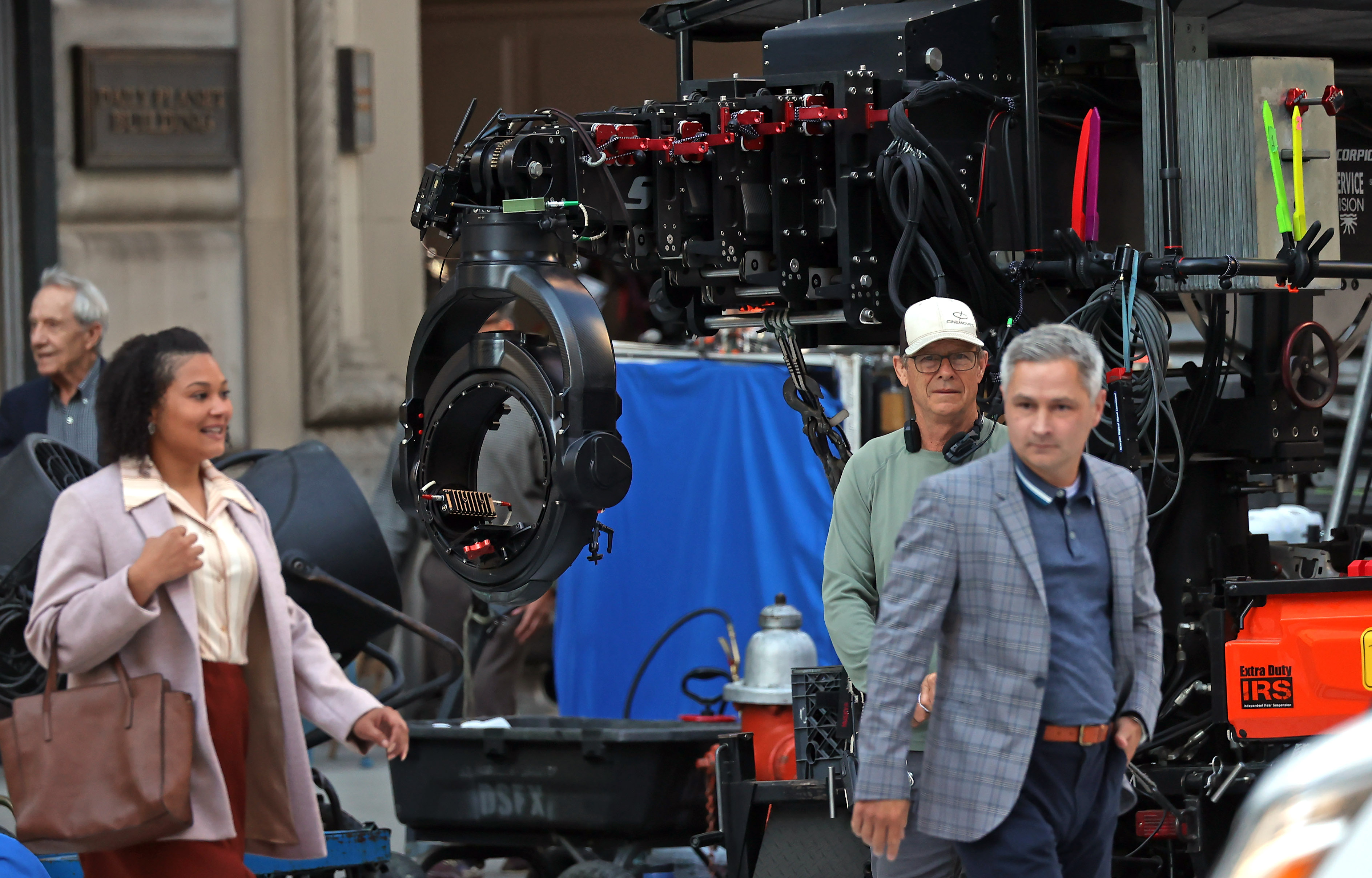 Filming begins on set of Superman in downtown Cleveland, June 24, 2024 ...