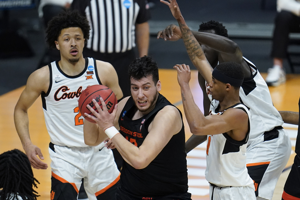 Oregon State men's basketball vs. Oklahoma State at NCAA Tournament ...