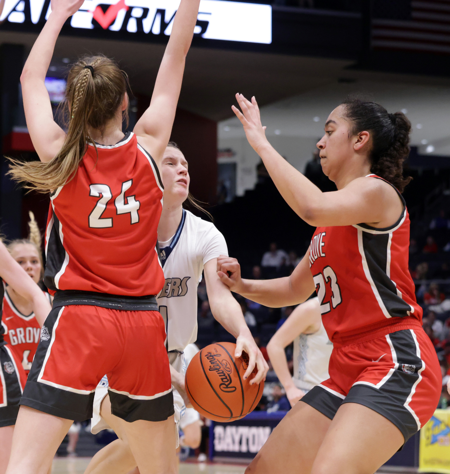 Rootstown vs Columbus Grove, Div VI, girl's basketball finals ...