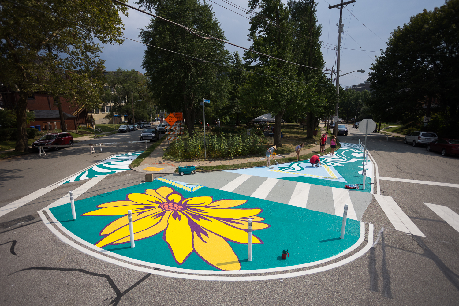 Asphalt art: See how murals have transformed parking lots and ...