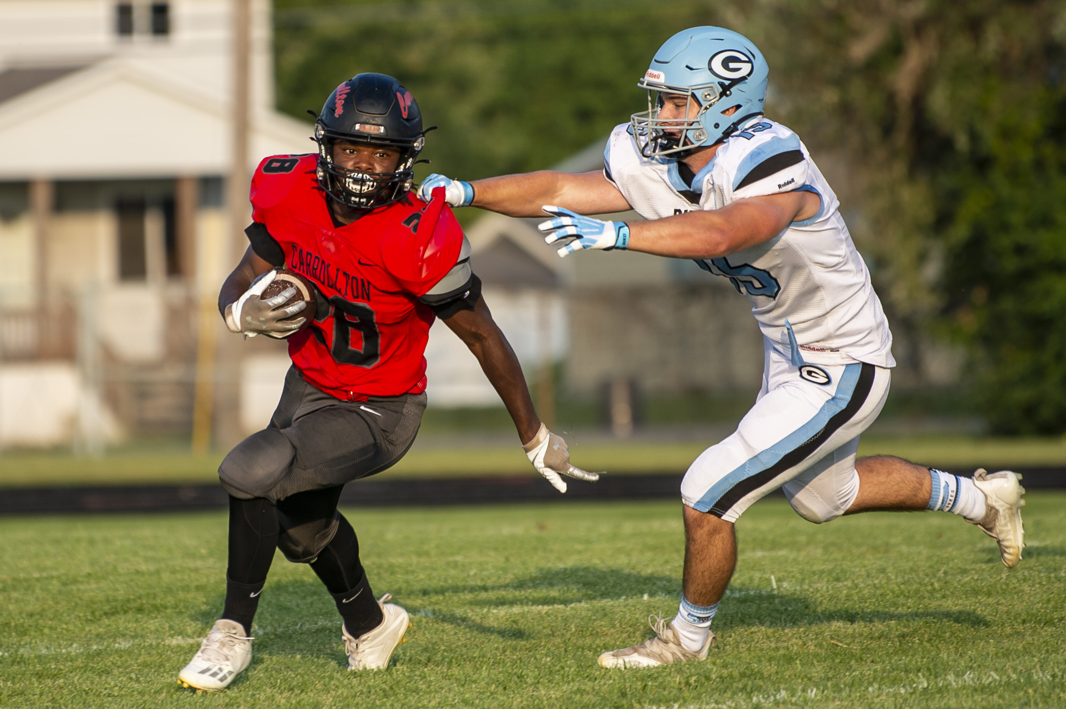 Carrollton football hosts Garber 2021 - mlive.com