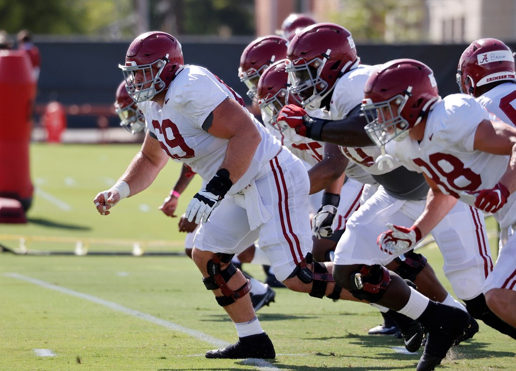 Alabama sorting through options for ‘battle-tested’ offensive line