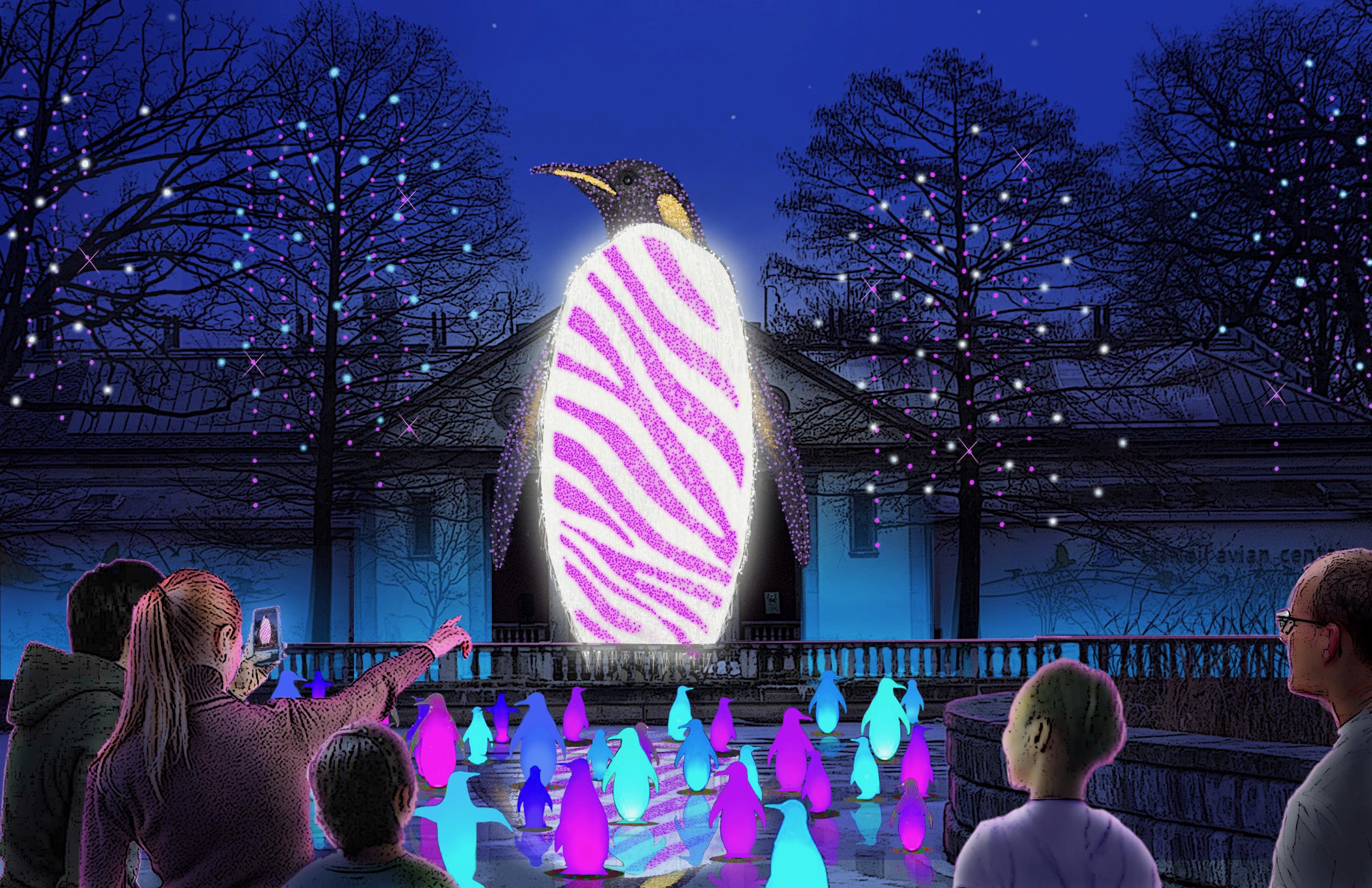 The Philadelphia Zoo LumiNature holiday 2022 light show - pennlive.com