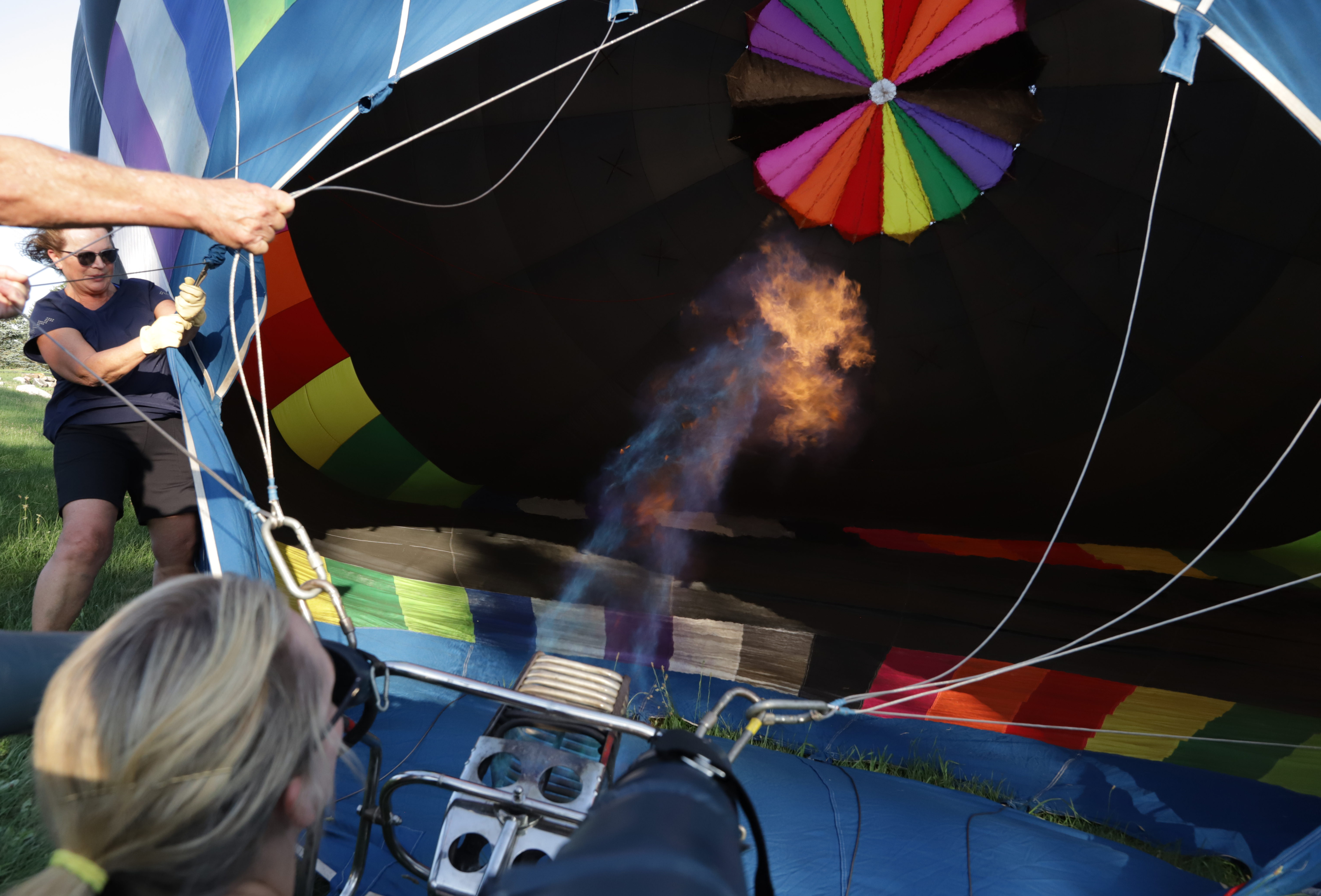 Hot air balloon pilot Dawn McKenzie - mlive.com