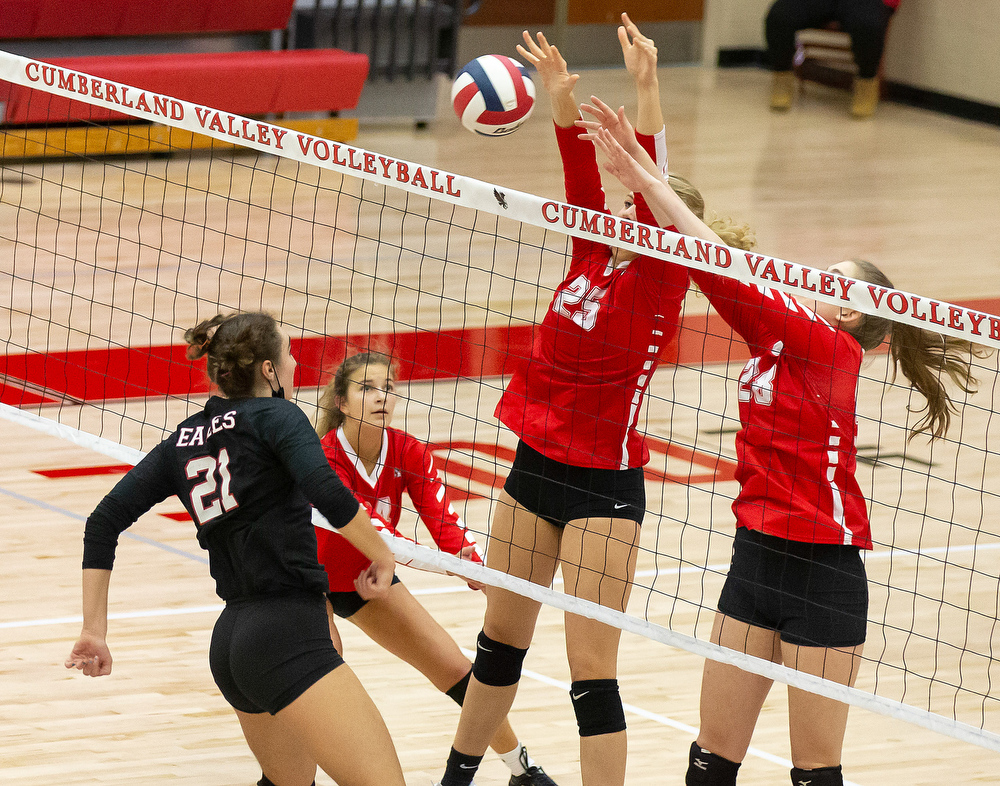 Cumberland Valley defeats Wilson 3-1 in District 3-4A girls high school volleyball semifinal ...