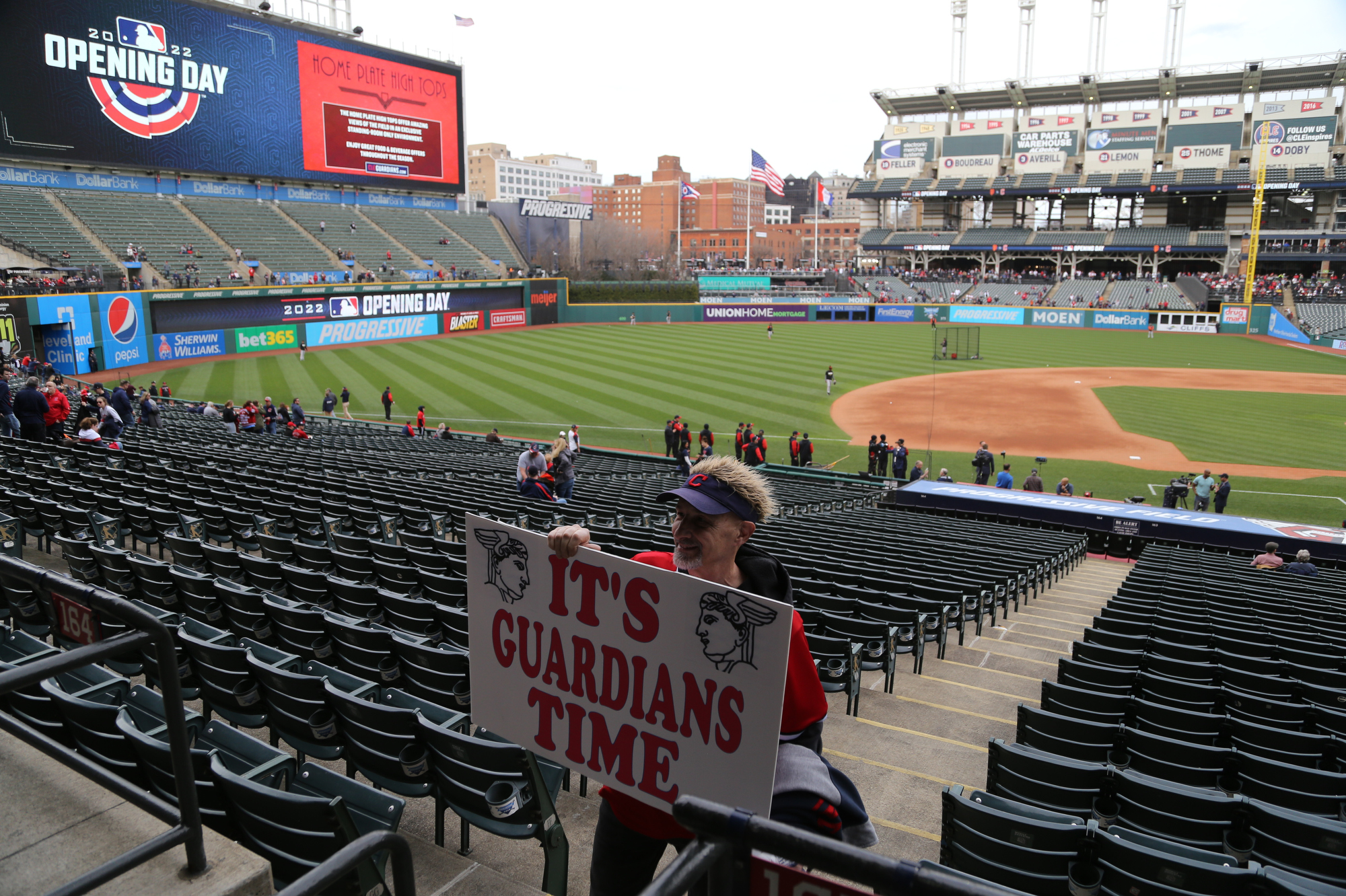 Cleveland Guardians home opener, April 15, 2022 - cleveland.com