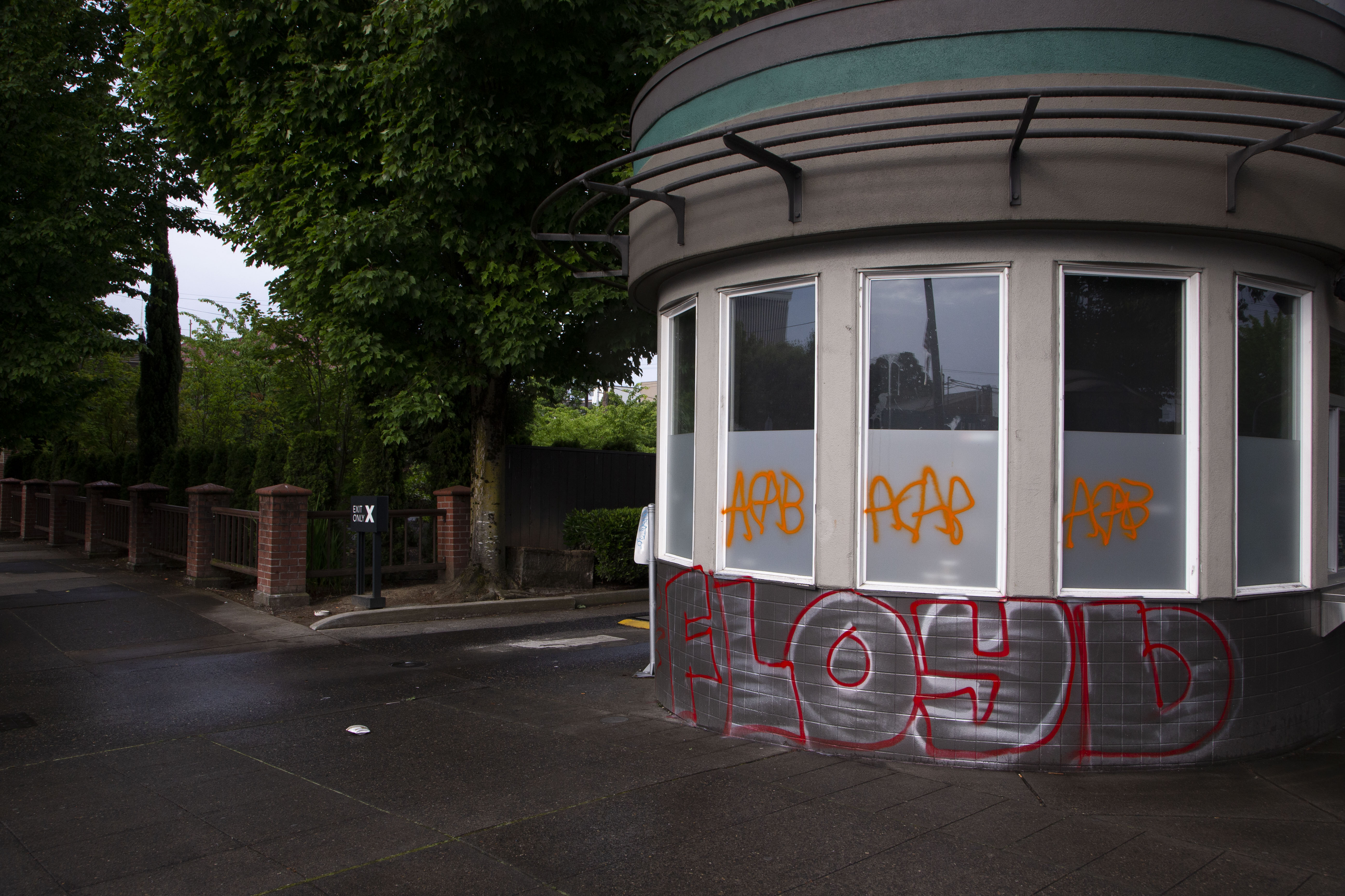 Aftermath of protests in Portland over death of George Floyd ...
