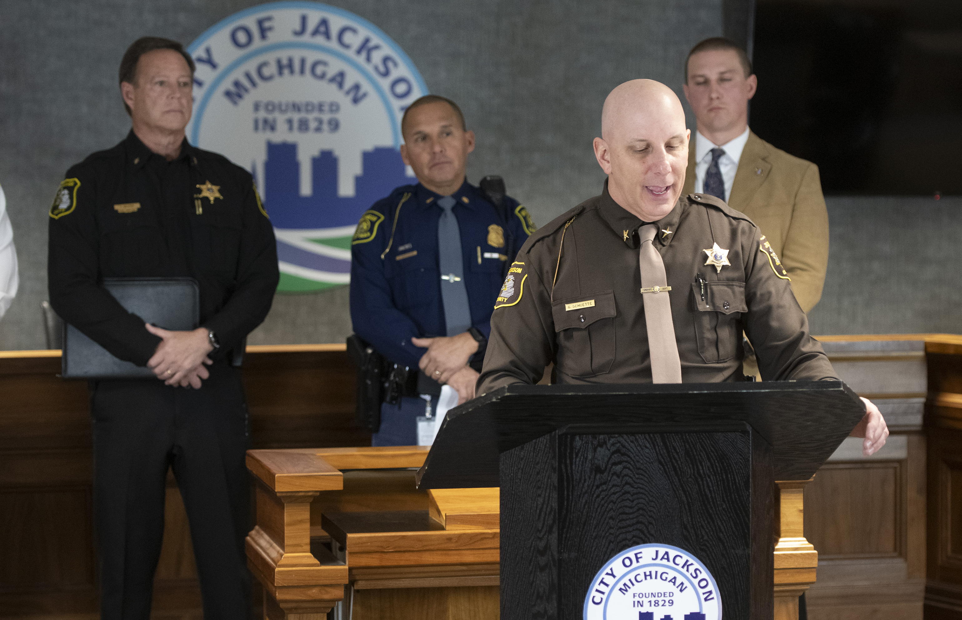Press conference on Jackson officer involved shooting - mlive.com