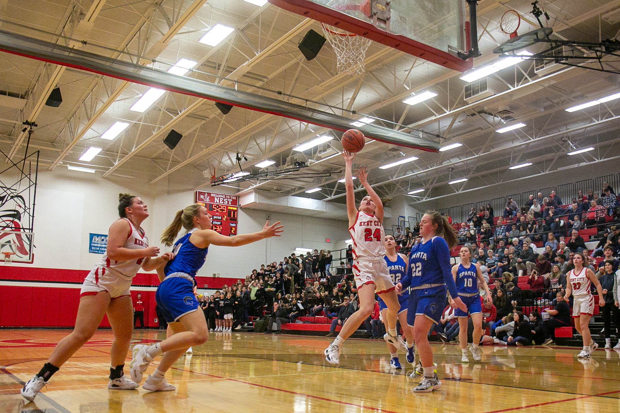 Kent City girls remain undefeated, beat Sparta 43-23 - mlive.com