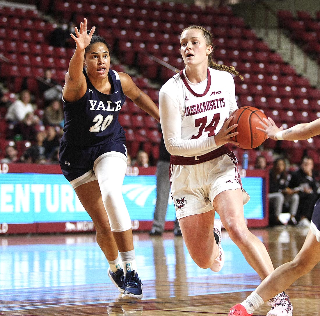 UMass Women's Basketball vs Yale 11/30/22 - masslive.com
