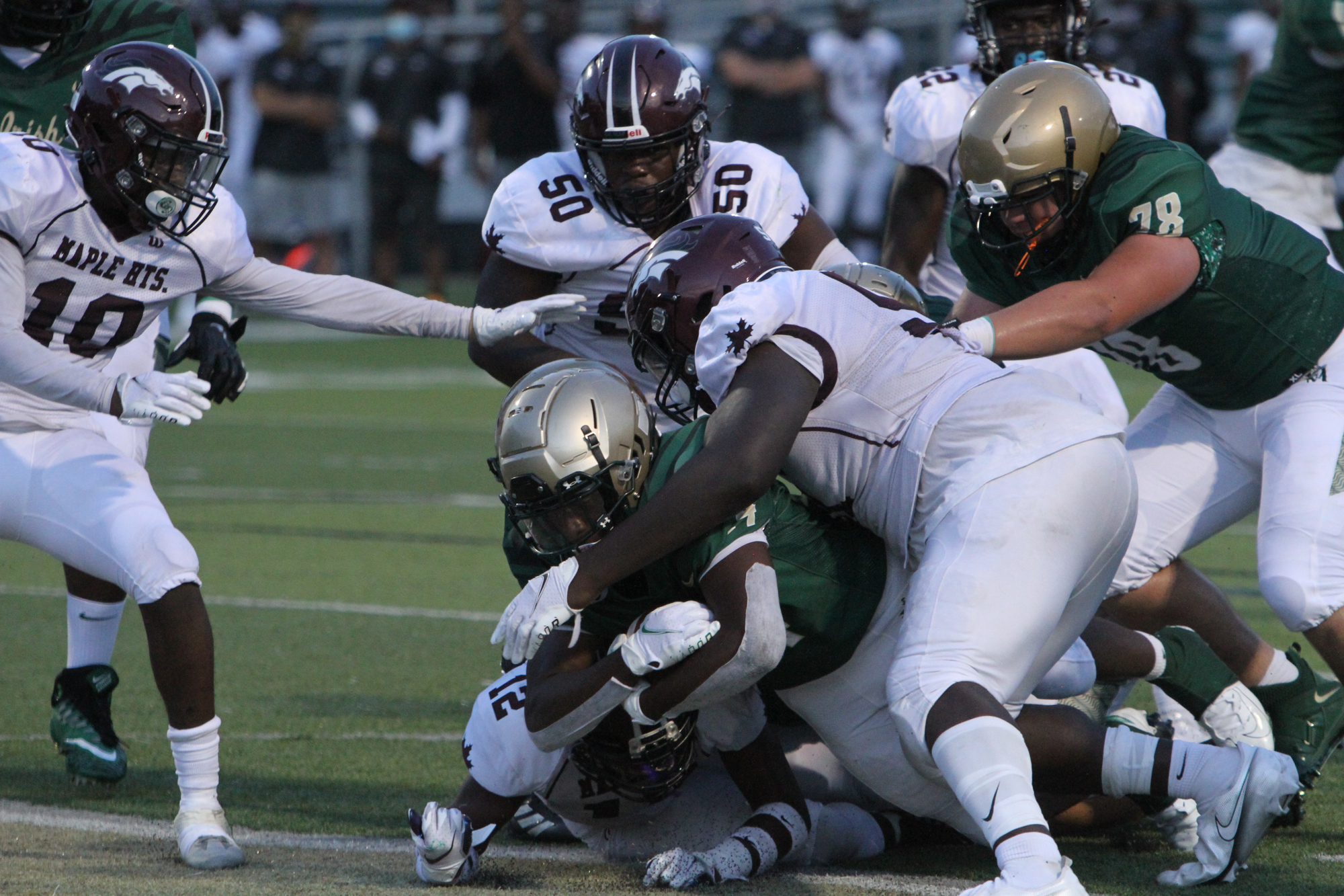 Maple Heights at St. Vincent-St Mary Football, August 29, 2020 ...