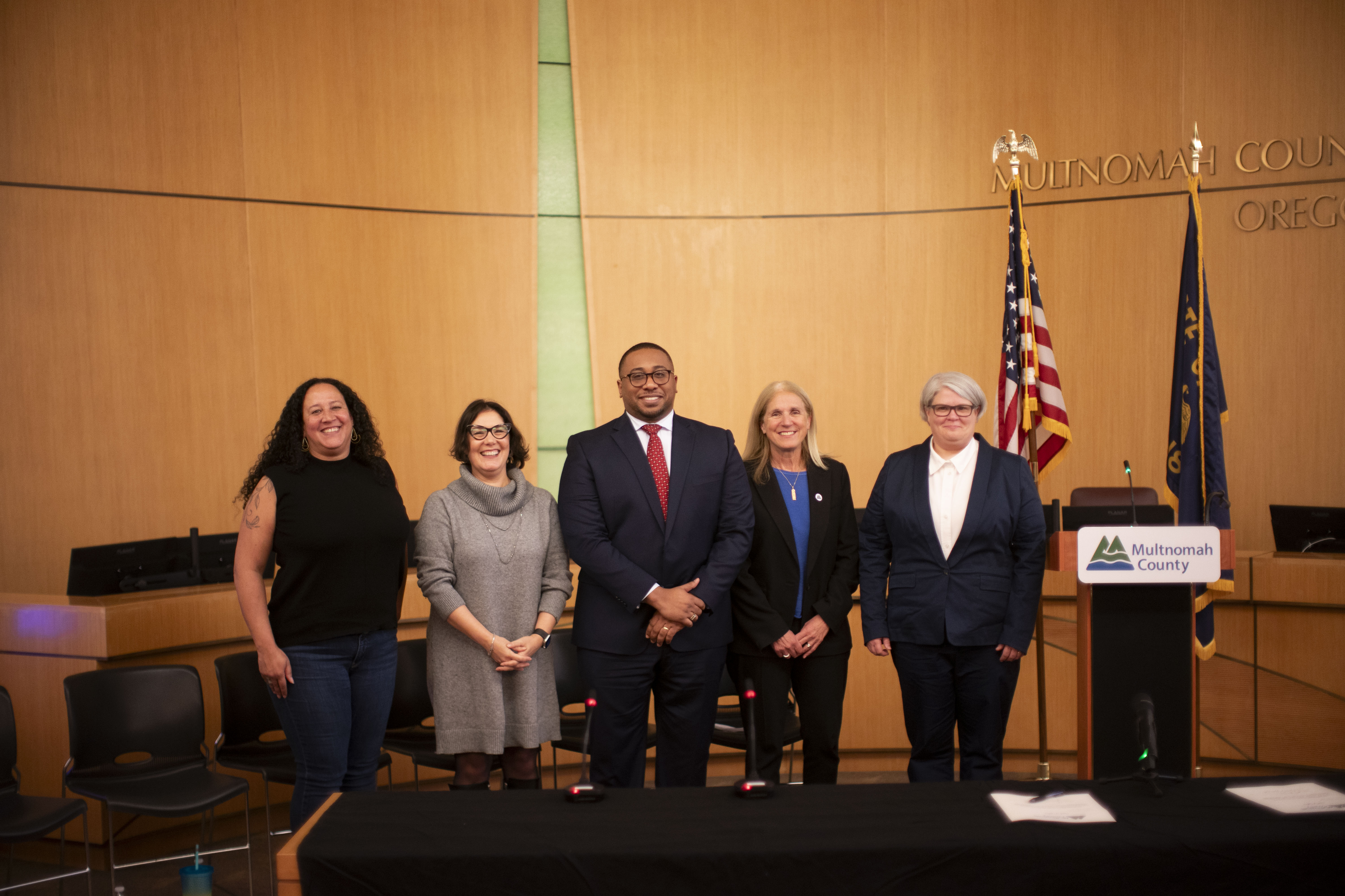 Newly elected Multnomah County Commissioners take oath of office ...