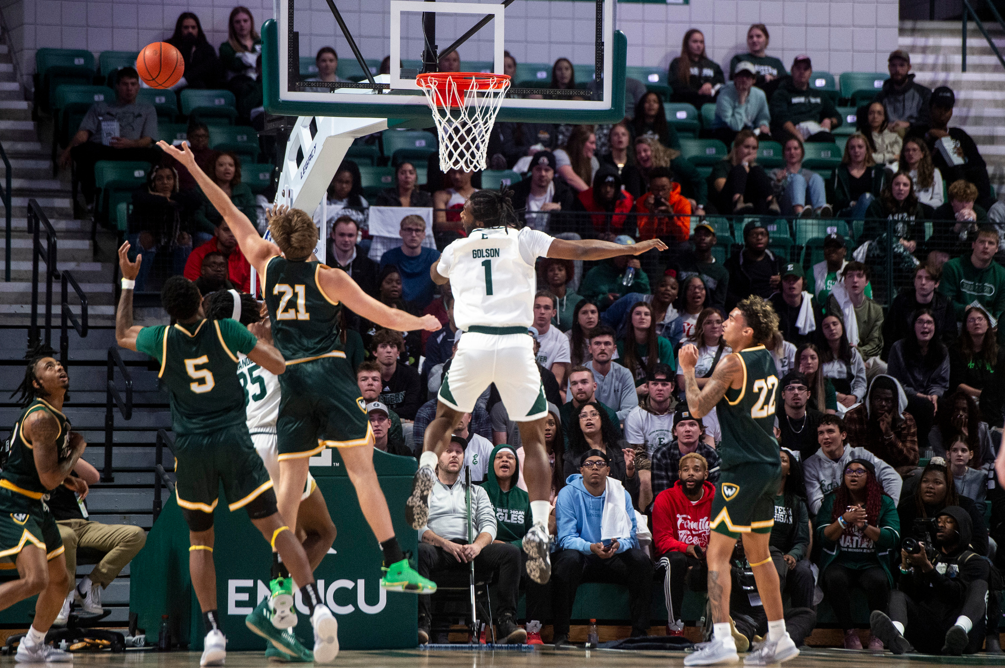 Eastern Michigan University basketball opener vs. Wayne State ...