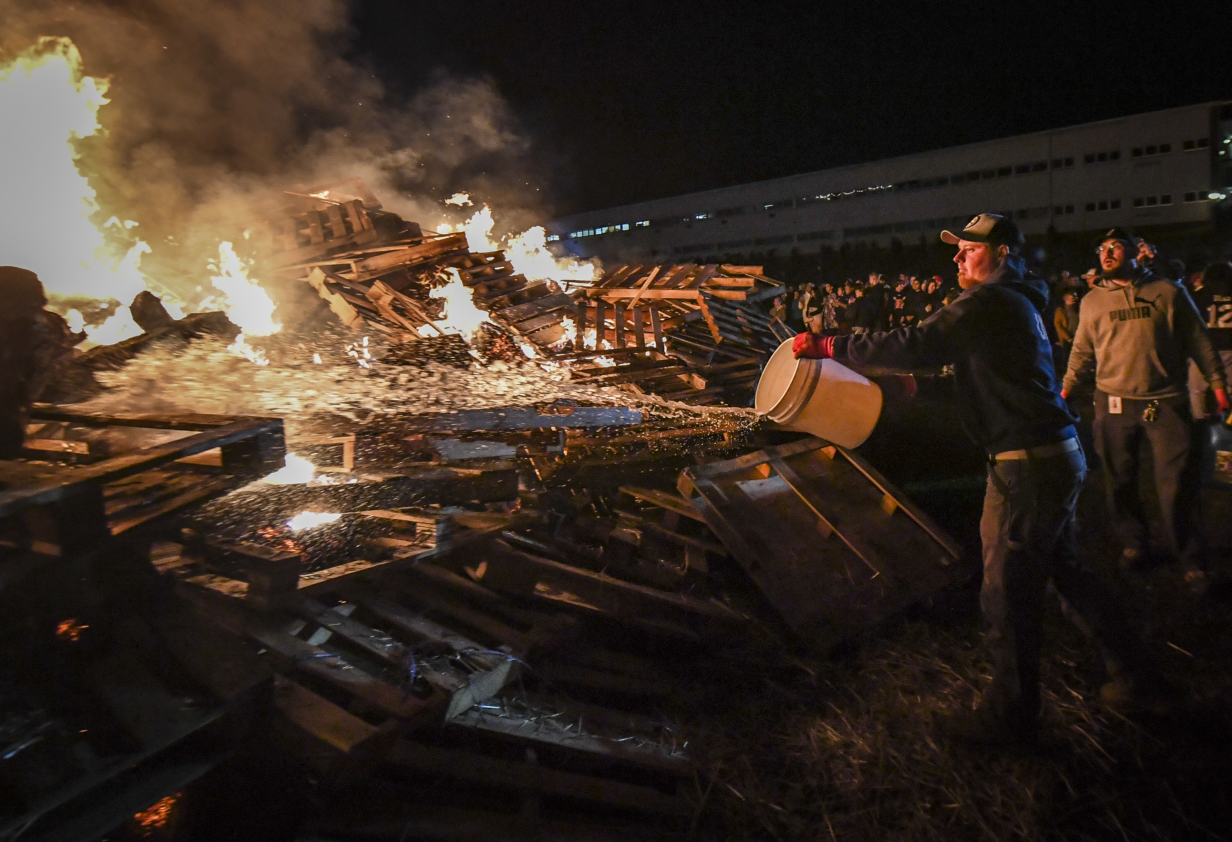 2023 Easton Area High School bonfire - lehighvalleylive.com