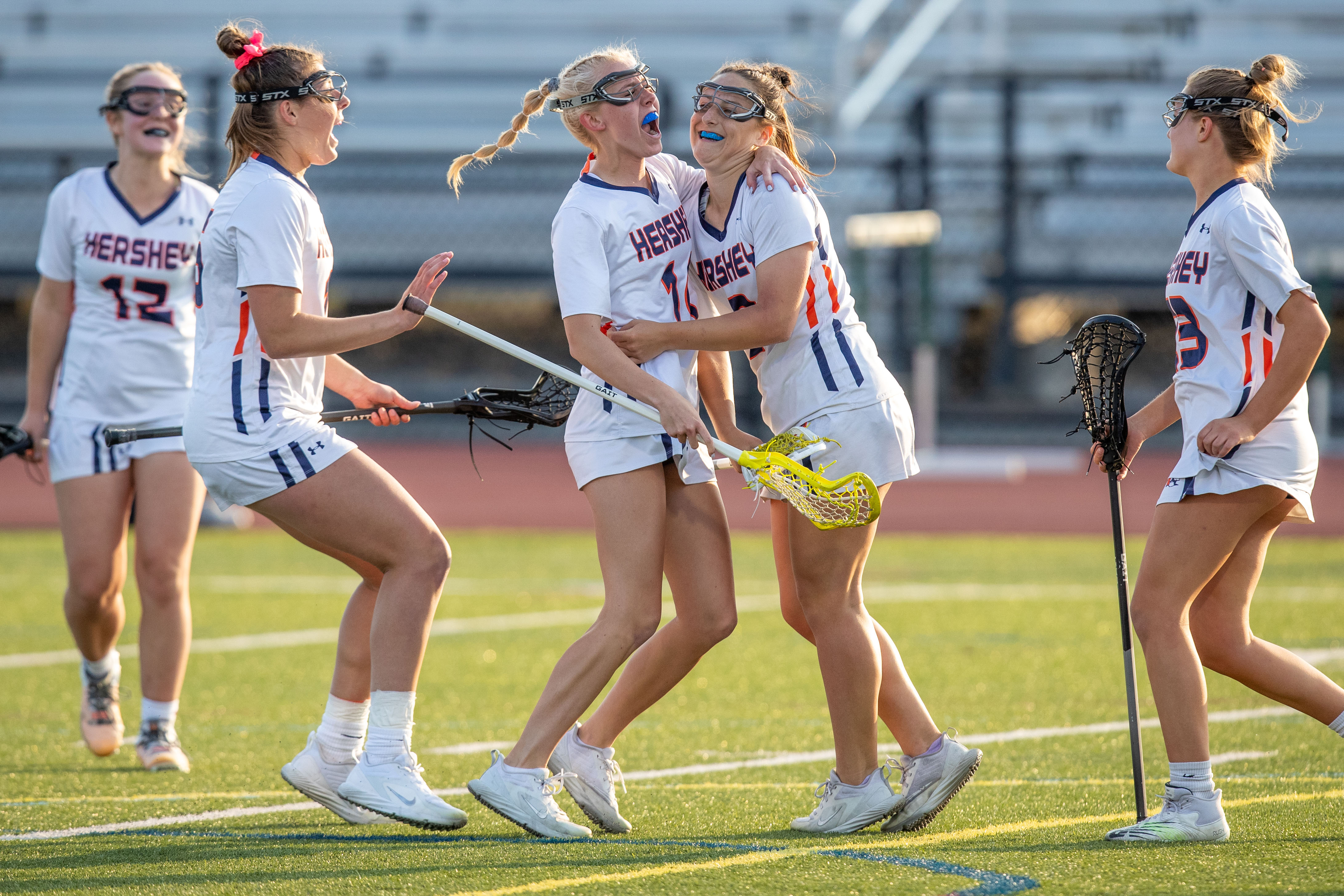 Hershey remains undefeated with a 12-5 win over CV for the Mid-Penn ...