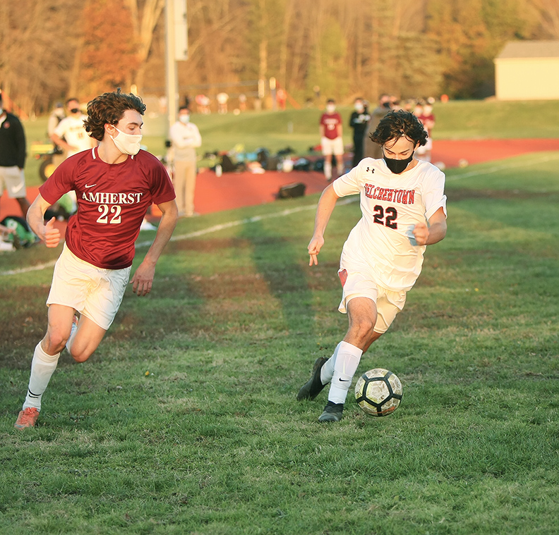 Belchertown vs Amherst boys soccer 11/4/20 - masslive.com