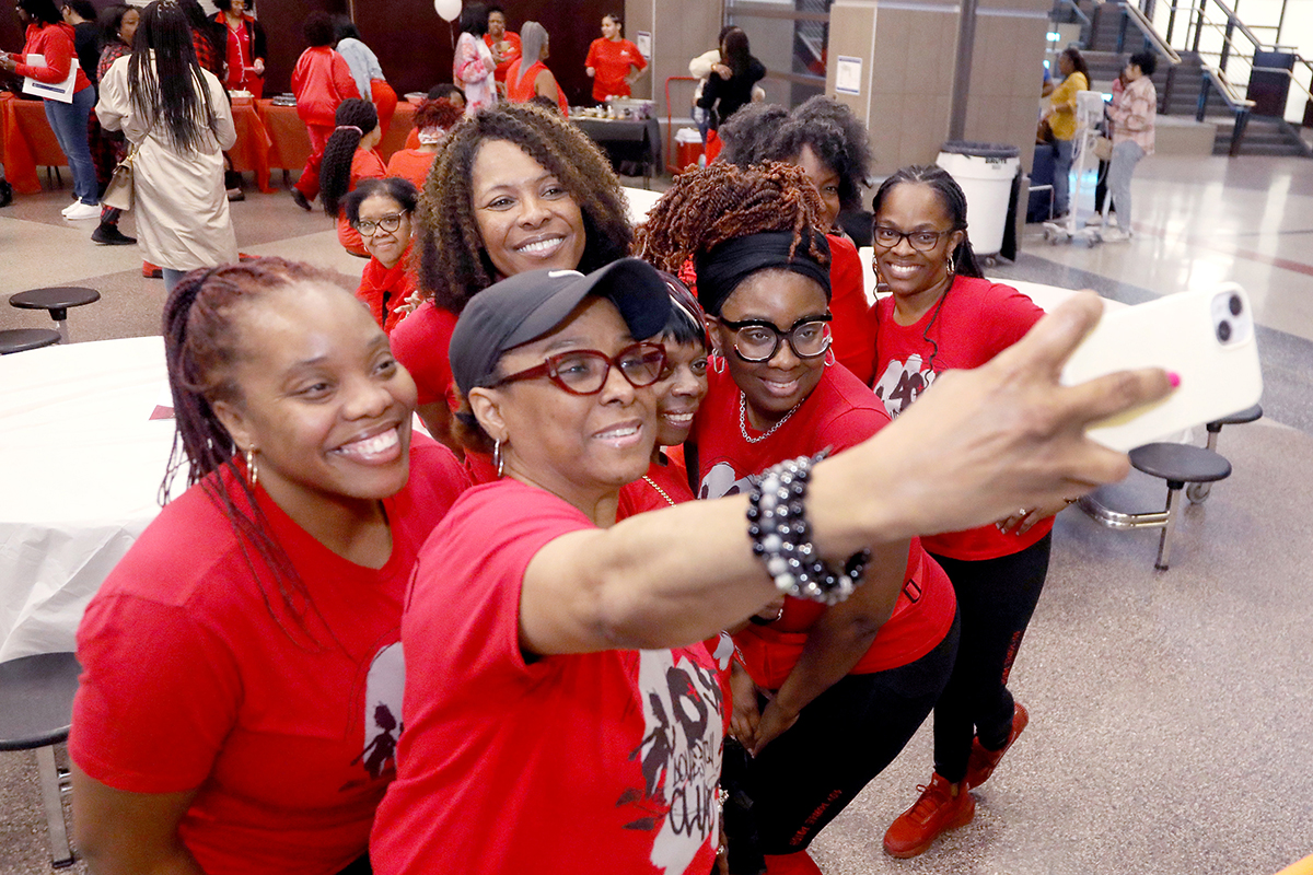 The Delta Sigma Theta Sorority Go Red Pajama Party to raise awareness ...