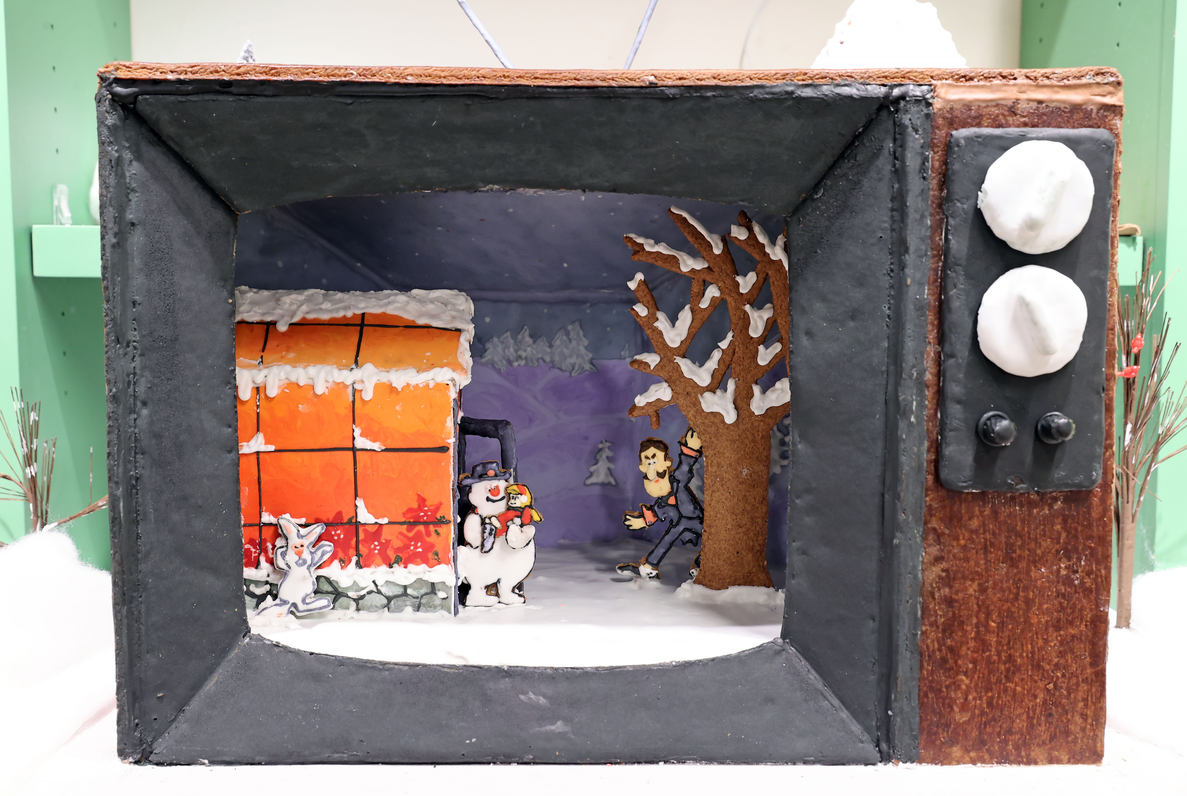 Gingerbread displays at Cleveland Botanical Garden, November 17, 2022 ...