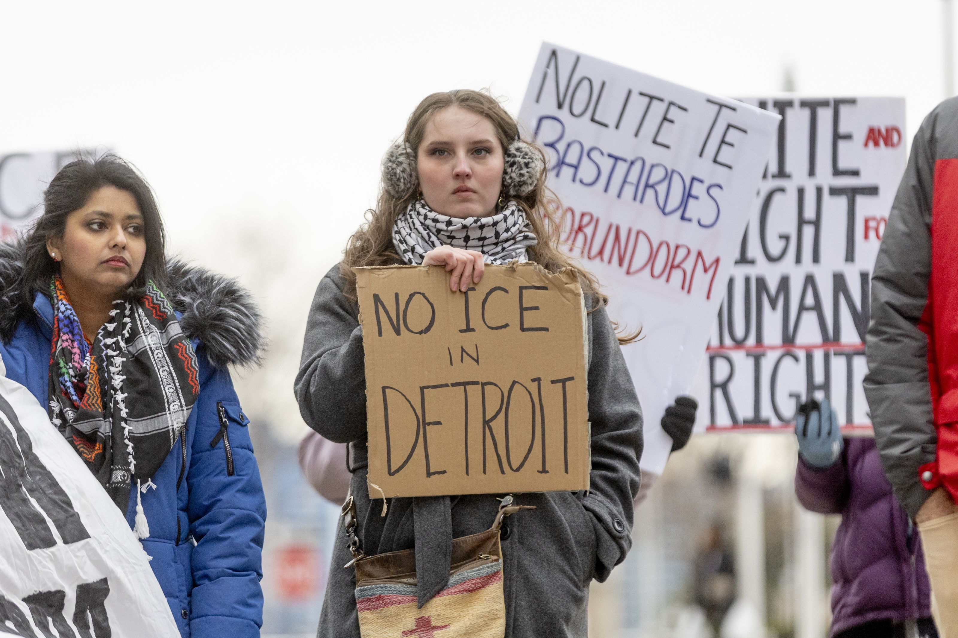 Protesters demand ICE leave Detroit, state of Michigan in wake of death ...