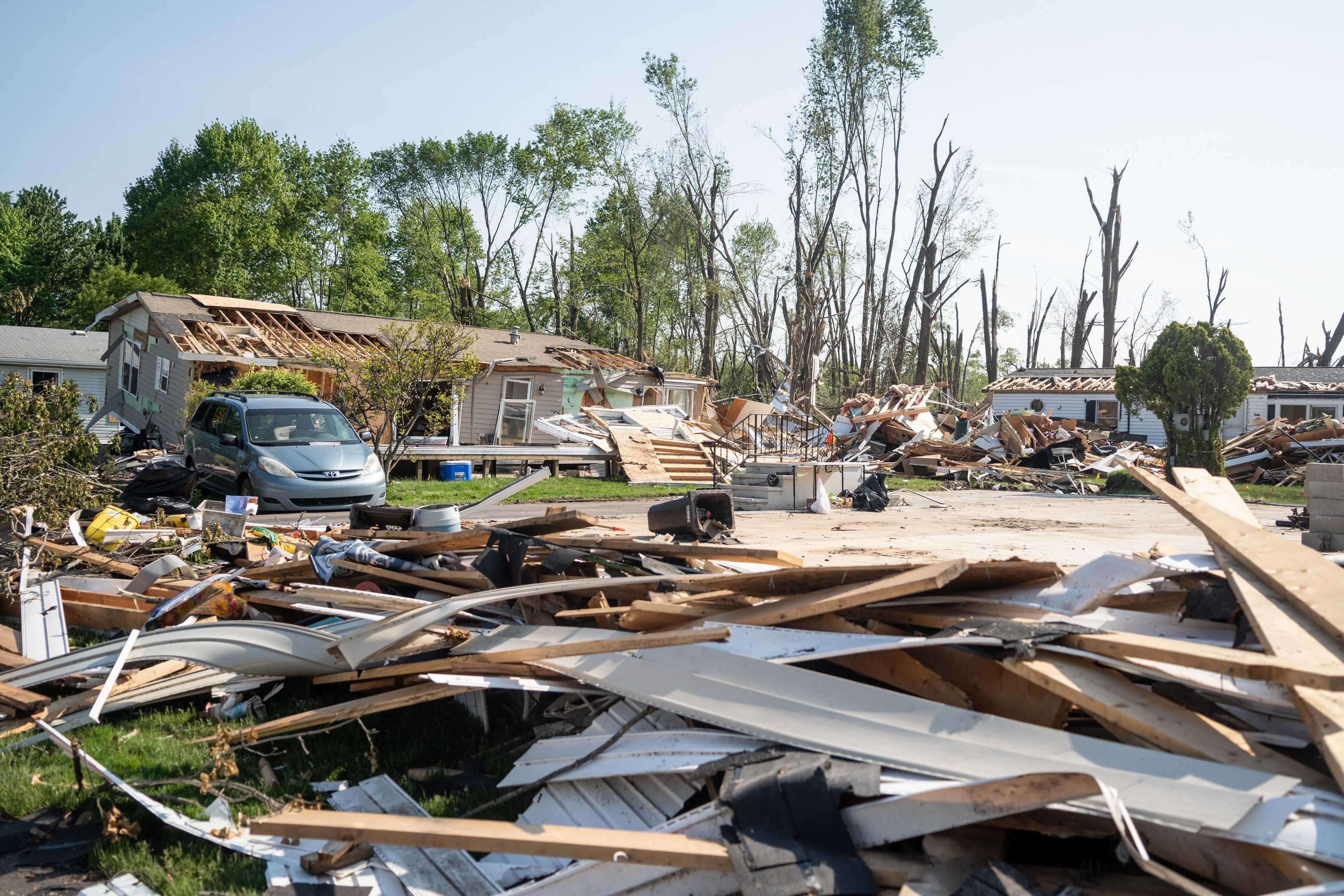 FEMA, MSP begin joint preliminary damage assessment on tornado damage ...