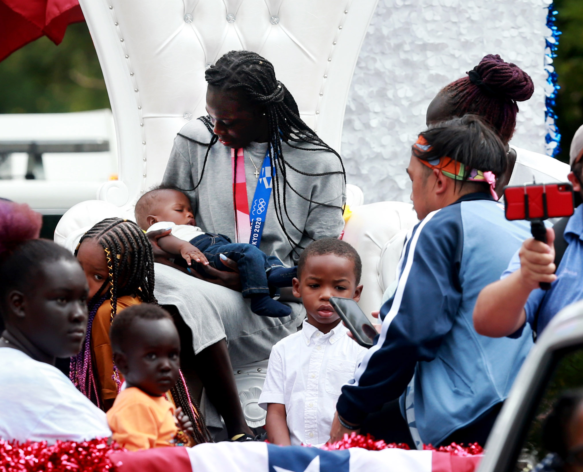Trenton honors Olympic gold medalist Athing Mu with parade - nj.com