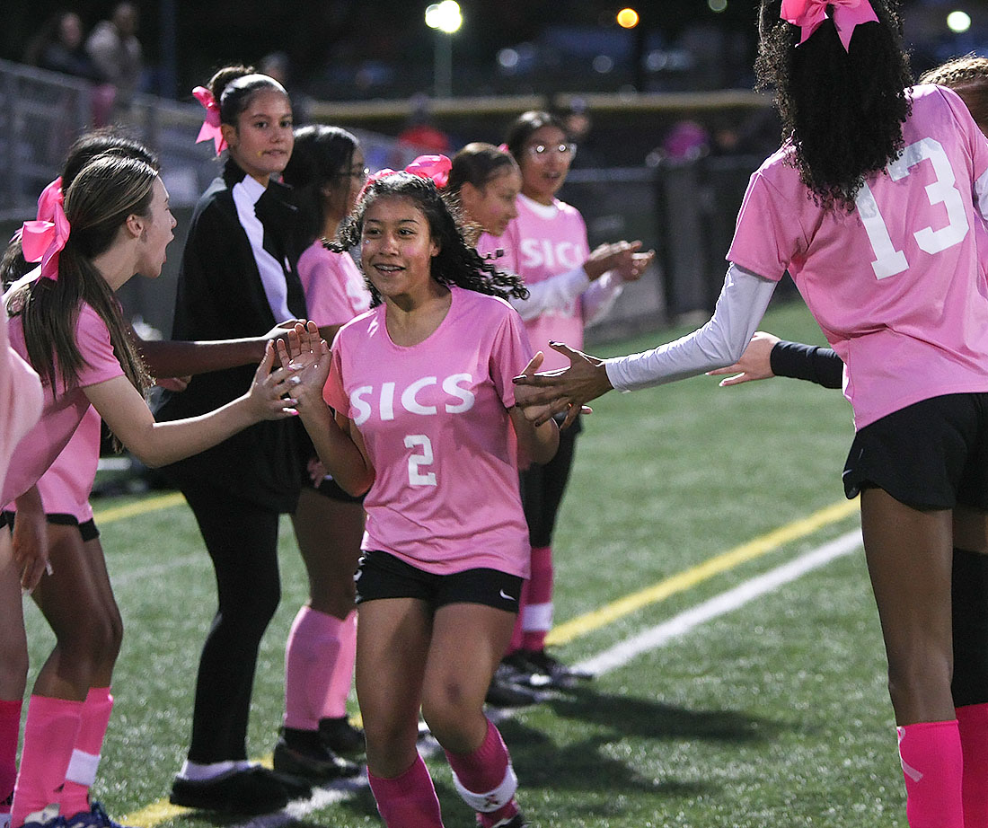 Hopkins Academy vs Springfield International Charter girls Soccer 10/9 ...