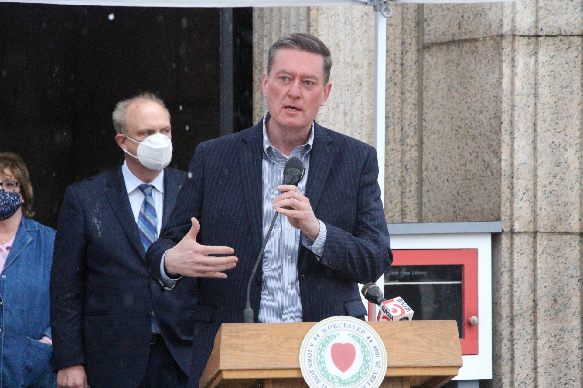 Worcester community gathers outside city hall to support Asian ...