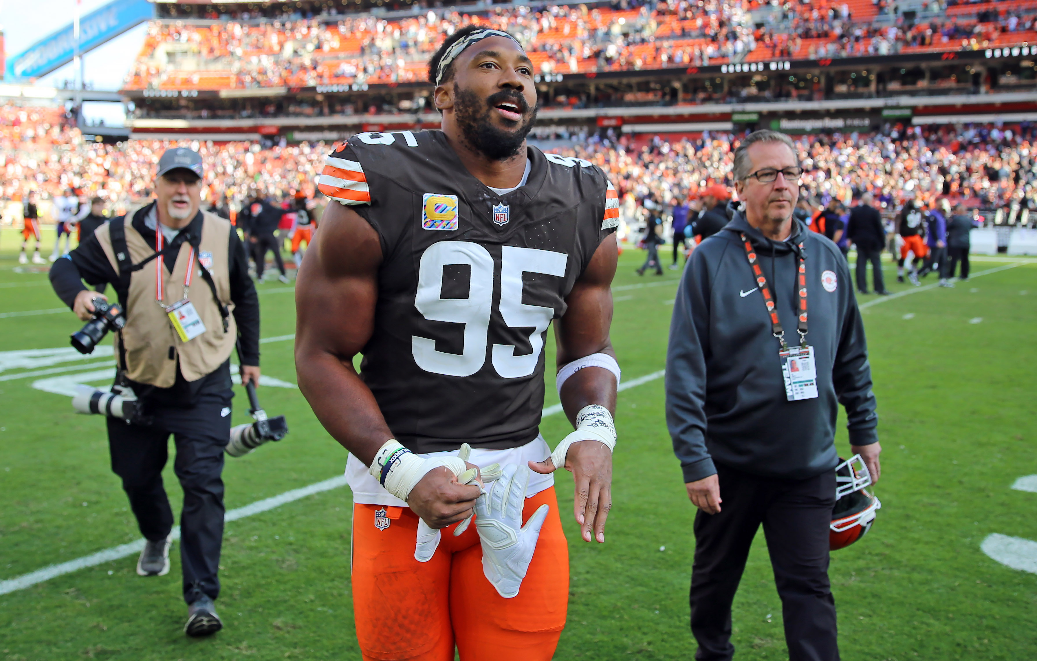 Cleveland Browns defense vs. Baltimore Ravens, October 27, 2024 ...