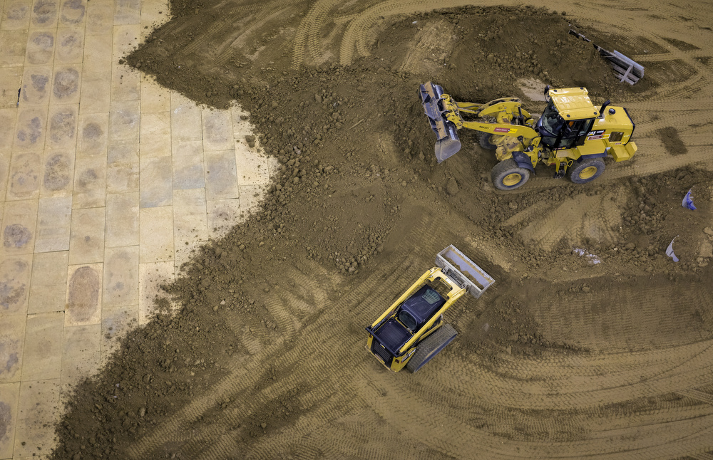 Prepping for Monster Jam at PPL Center on Feb. 24, 2022 ...
