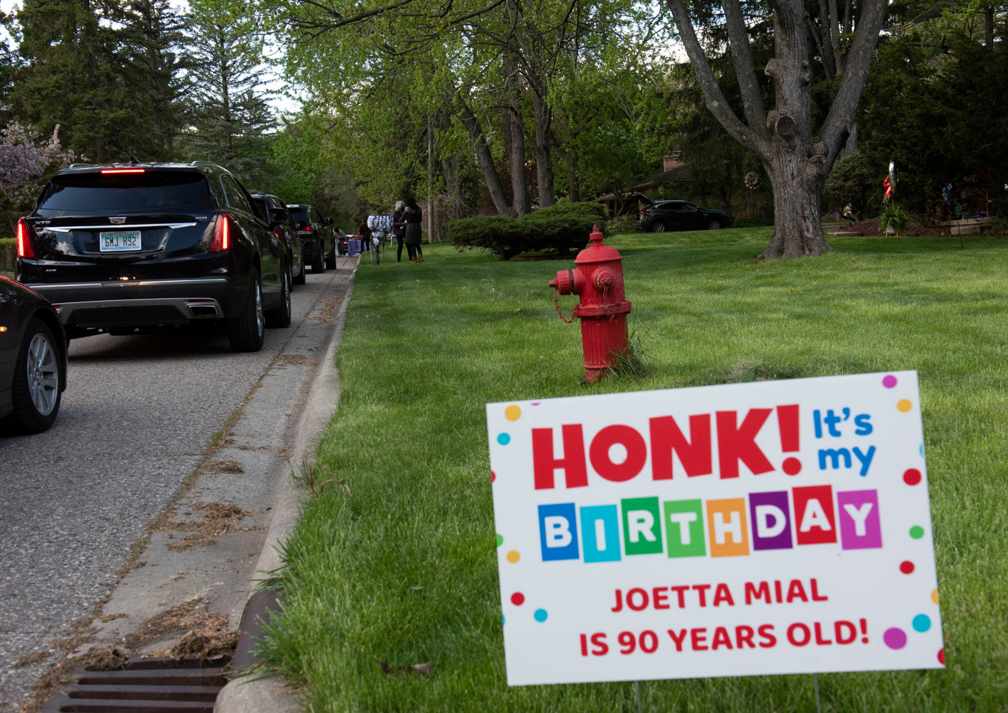 Drive by birthday celebration for woman who continues to serve her ...