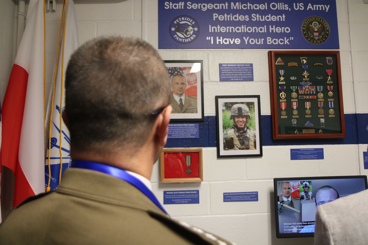 Heroic soldier Michael Ollis remembered in memorial at Staten Island ...