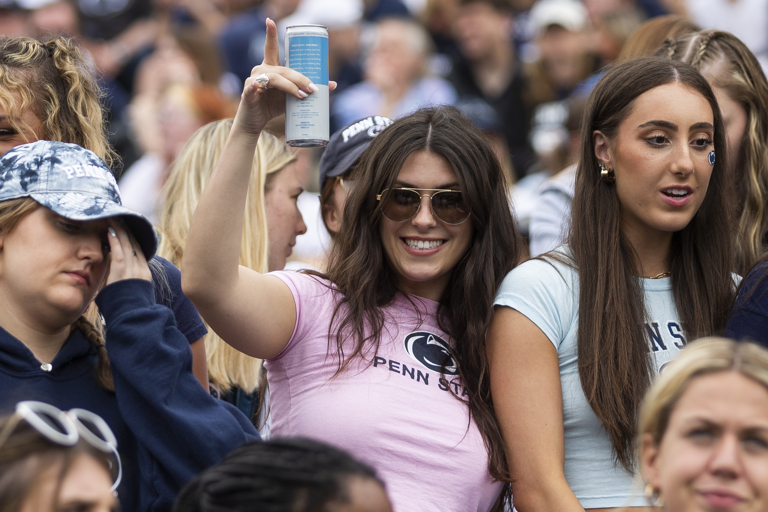 Penn State football Blue-White game faces in the crowd - pennlive.com