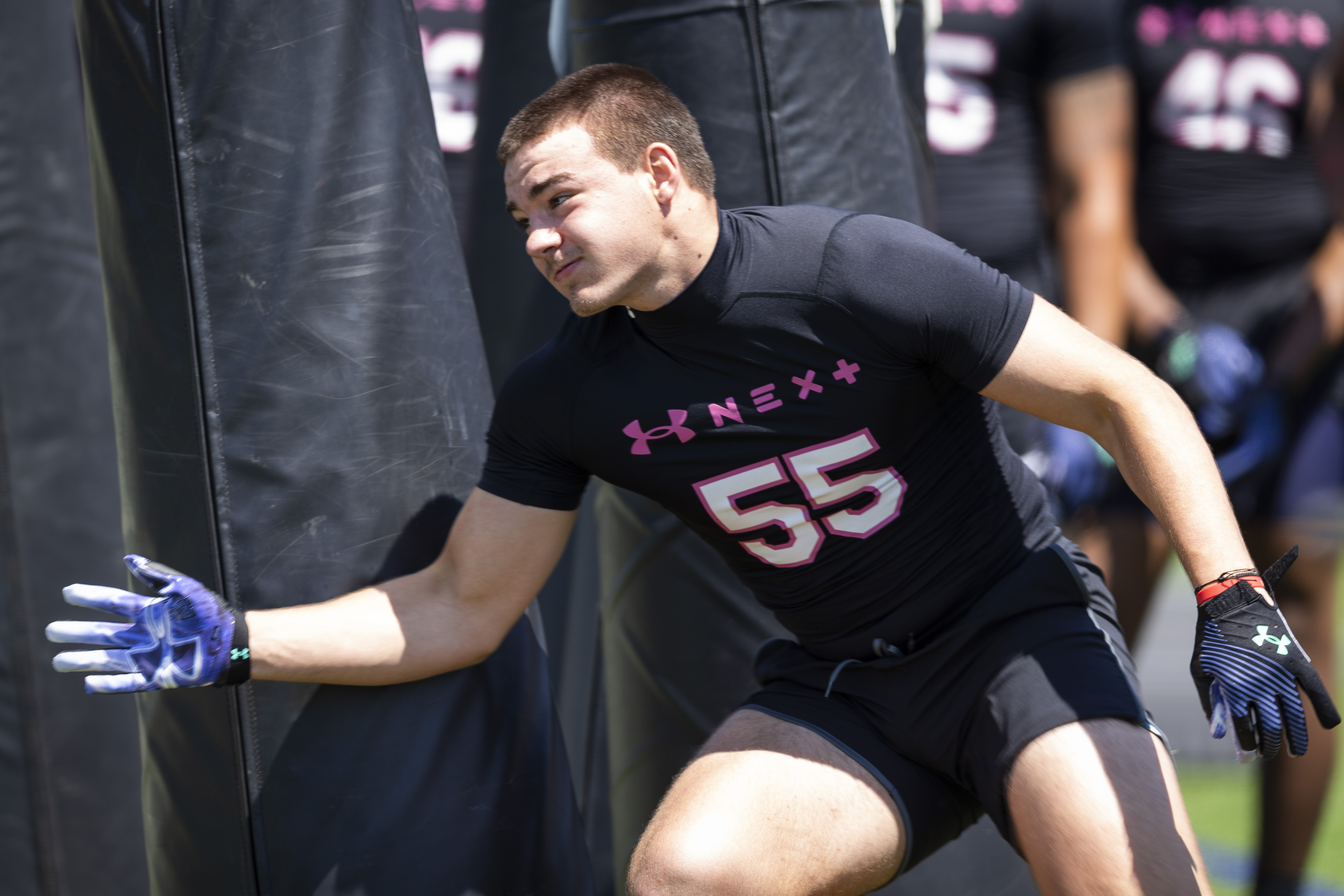 Defensive stars at the Under Armour Next Football Camp Series in ...