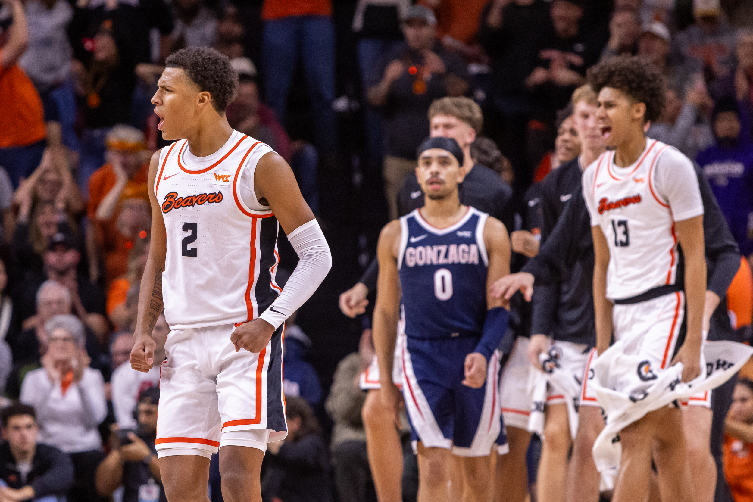 Oregon State men's basketball vs. No. 16 Gonzaga: Jan. 16, 2025 ...